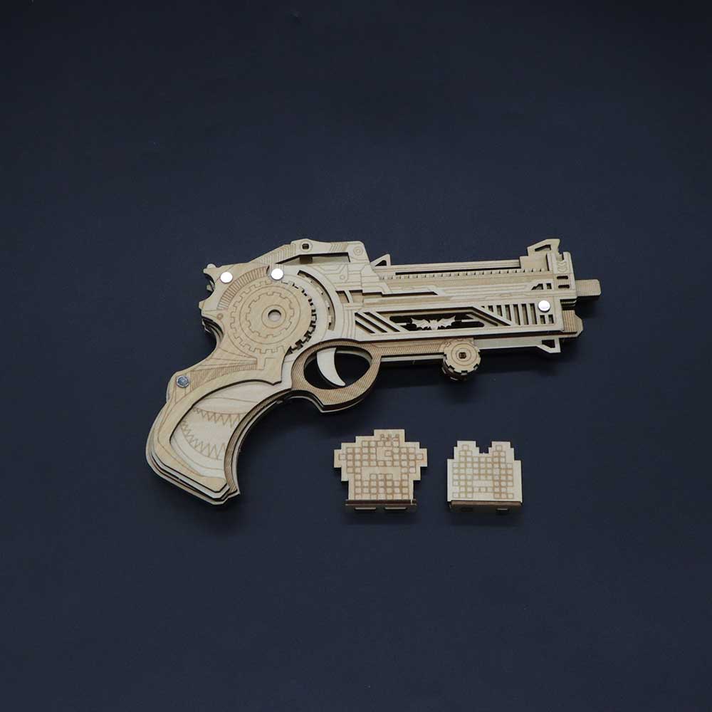 Hunting Gun 3D Rubber Band Gun Model Kit – Leones Marvelous Items