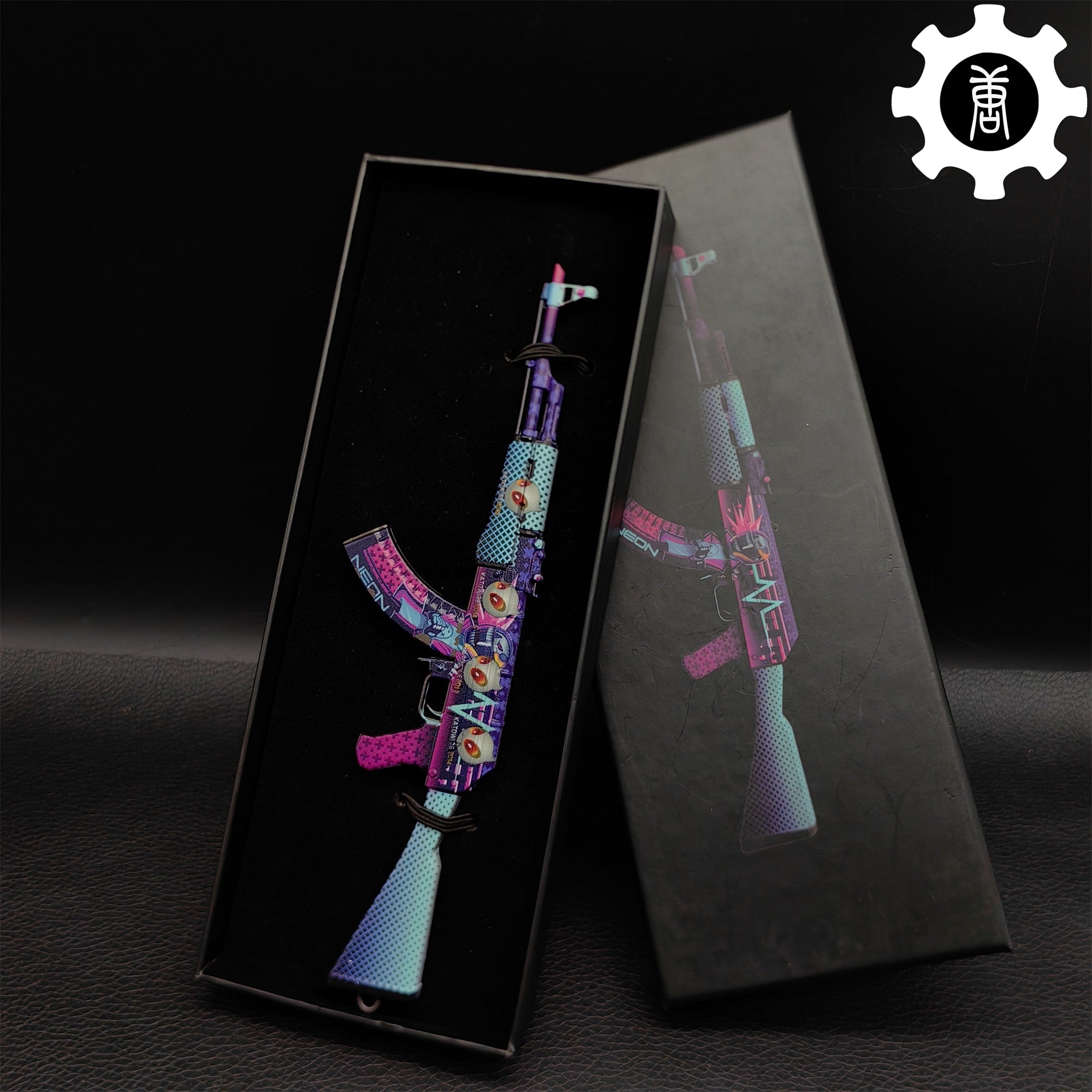 AK47 Neon Rider Metal Miniature Gun – Leones Marvelous Items