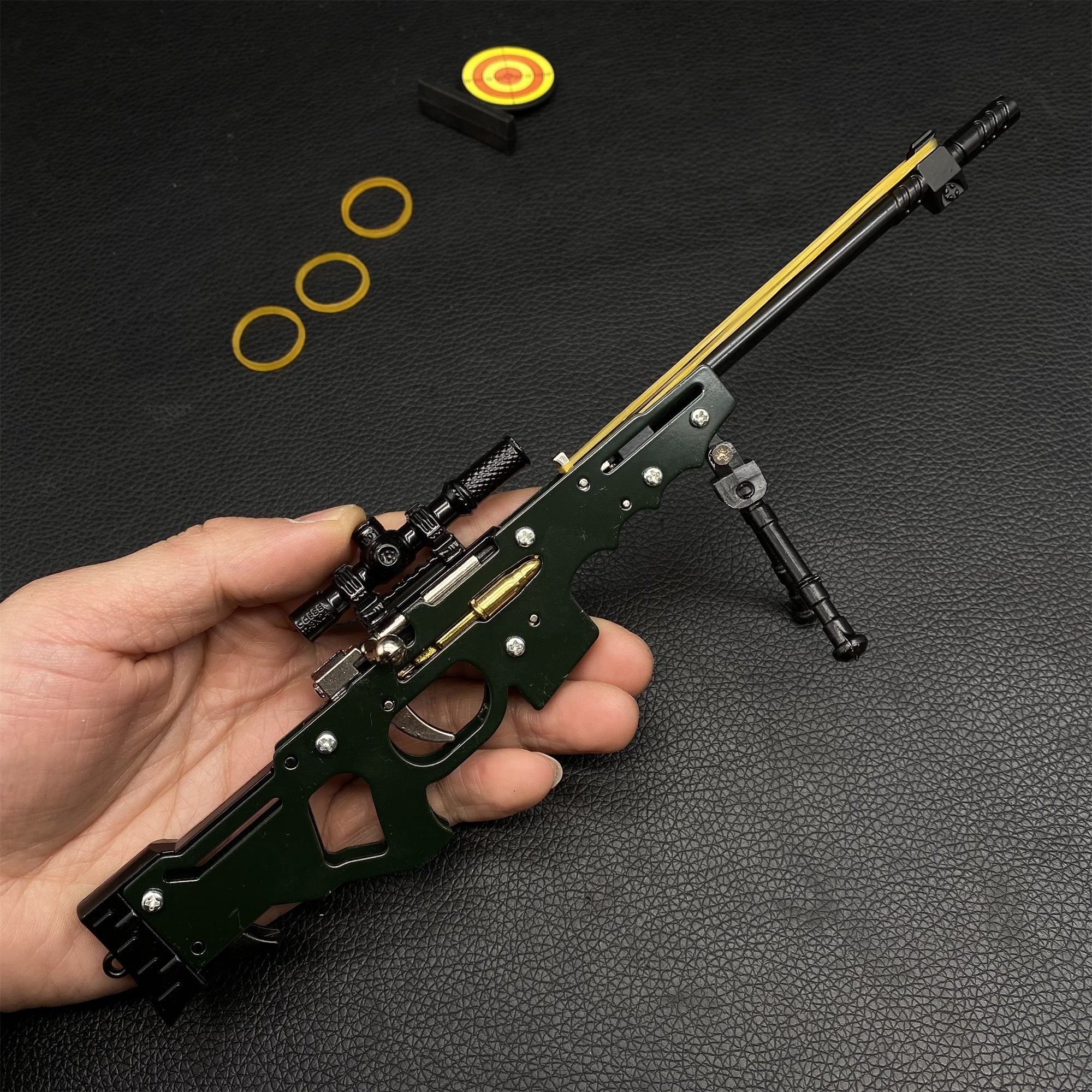 Metal AWM Rubber Band Gun – Leones Marvelous Items