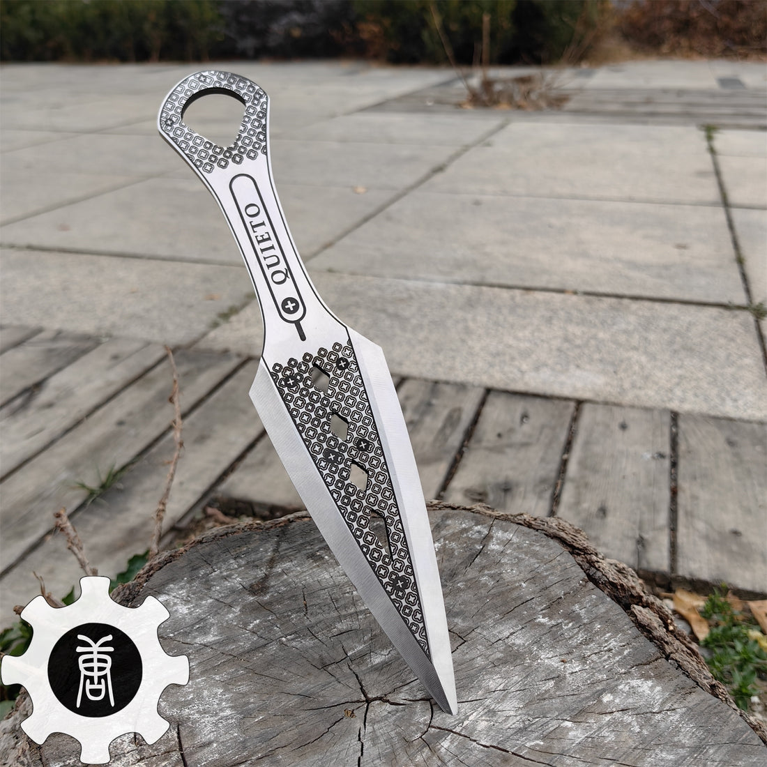 Hand-Forged Steel Life Size Wraith Heirloom Kunai Blunt Blade Replica ...