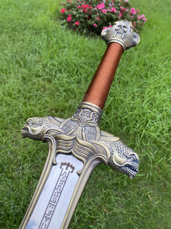Atlantean Sword Life-Size Metal Replica Cosplay Prop – Leones Marvelous ...