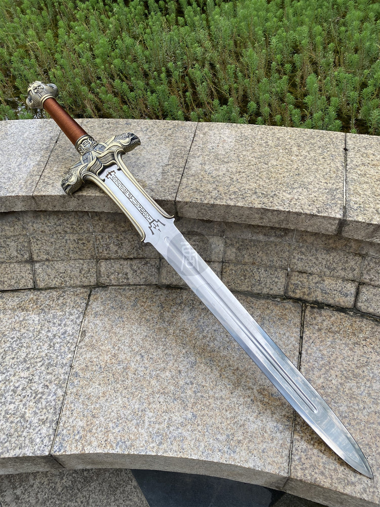 Atlantean Sword Life-Size Metal Replica Cosplay Prop – Leones Marvelous ...