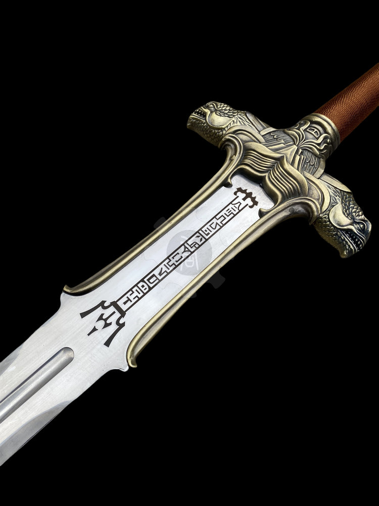 Atlantean Sword Life-Size Metal Replica Cosplay Prop – Leones Marvelous ...