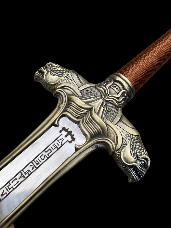 Atlantean Sword Life-Size Metal Replica Cosplay Prop – Leones Marvelous ...
