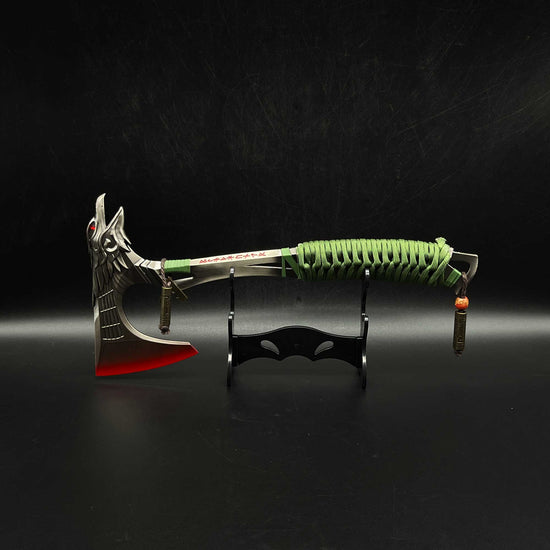 Full-Size New Raven Bite Axe Bloodhound Heirloom 100% Metal With Real ...