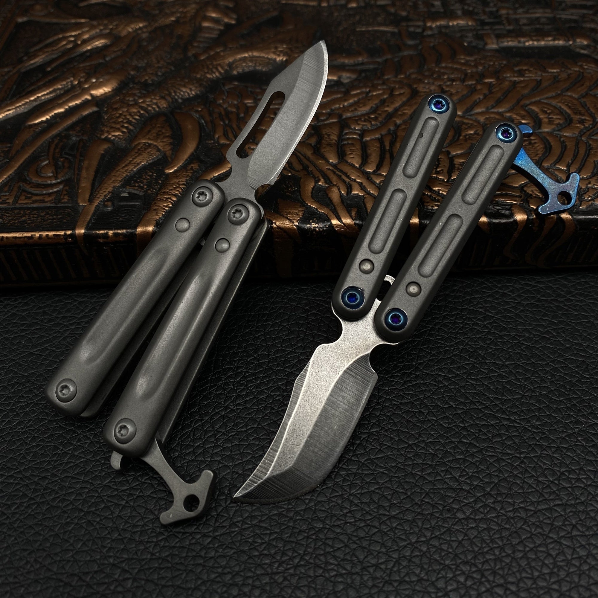 Mini Butterfly EDC Knife Tool 2 Options – Leones Marvelous Items