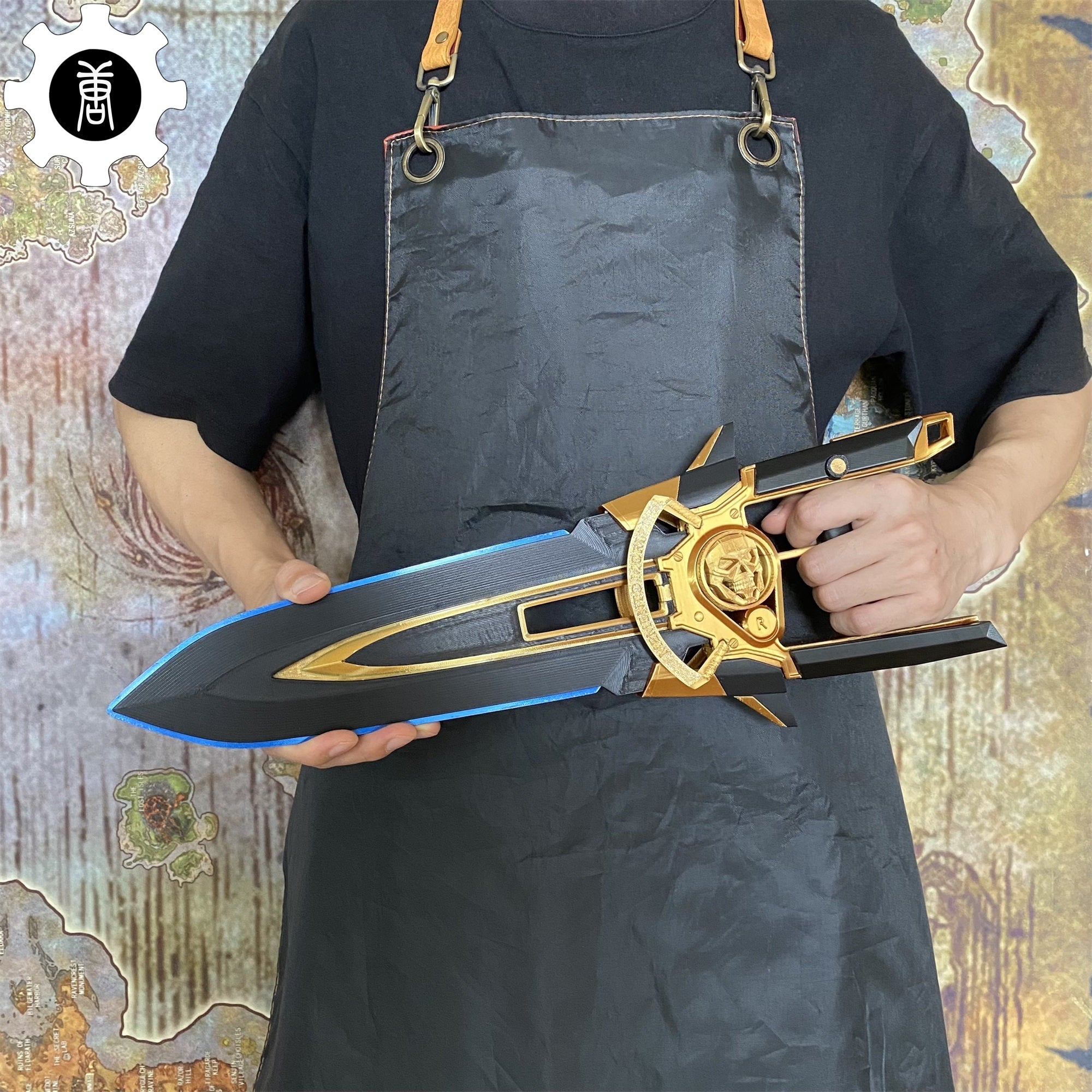 3D Printed Cobalt Katar Heirloom – Leones Marvelous Items