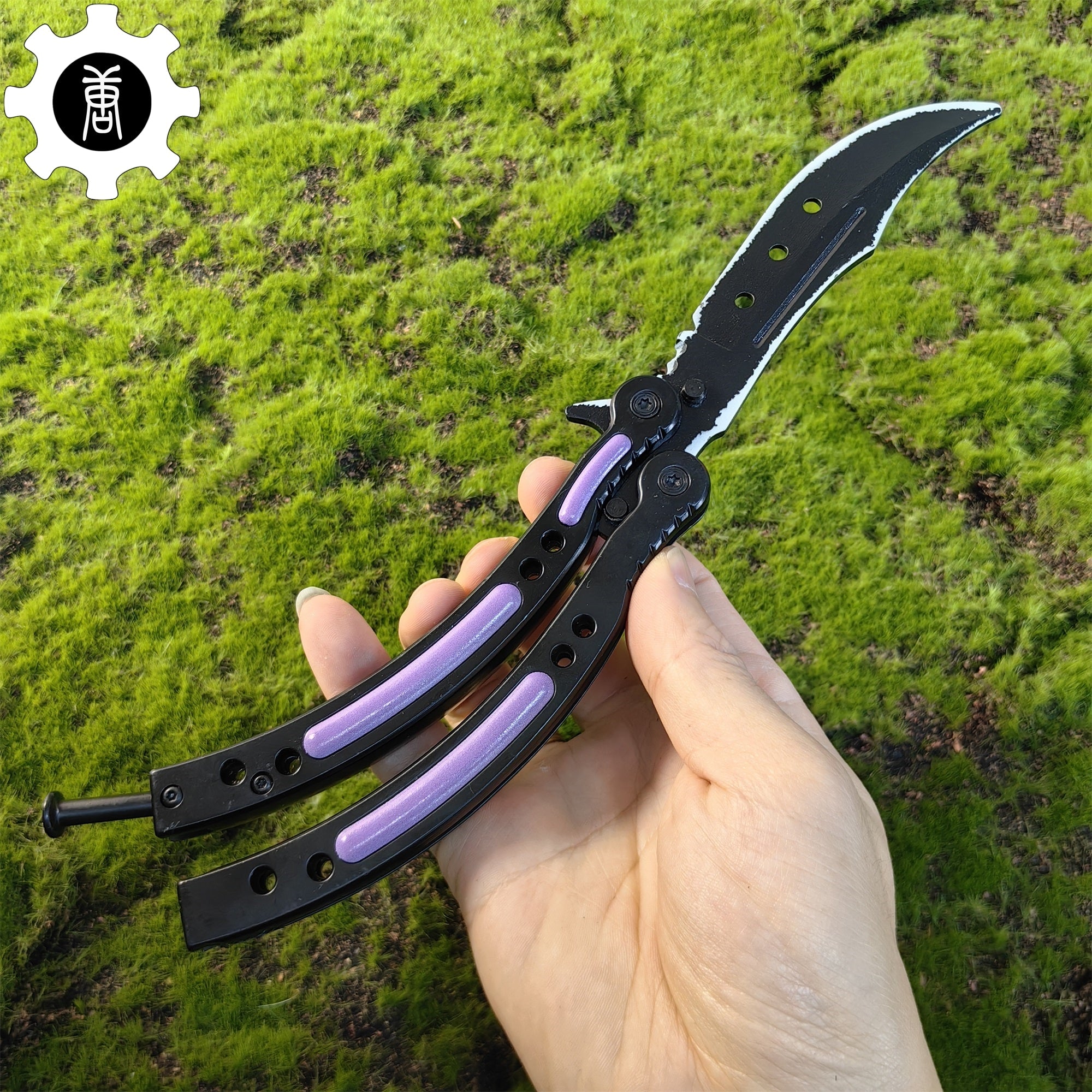 Game Butterfly Knife Trainers Blunt Blade Balisong Collection – Leones ...