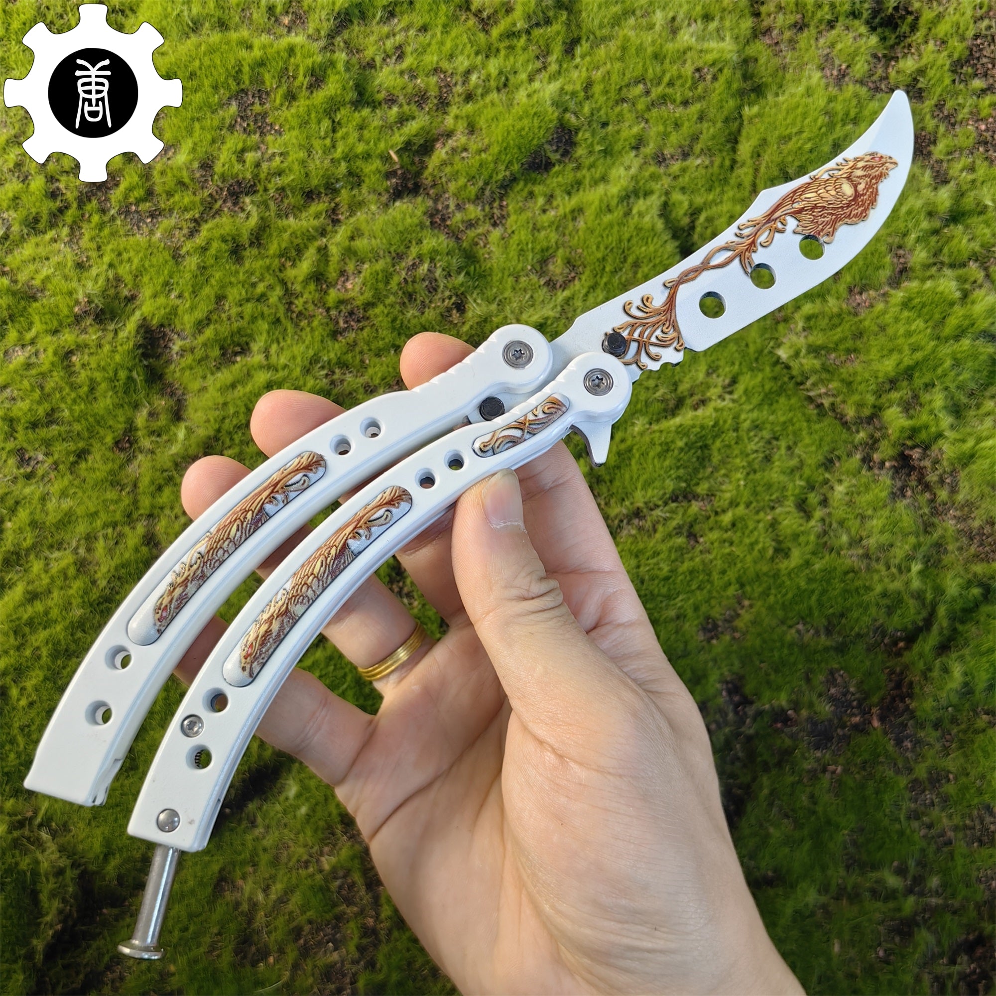 Game Butterfly Knife Trainers Blunt Blade Balisong Collection – Leones ...