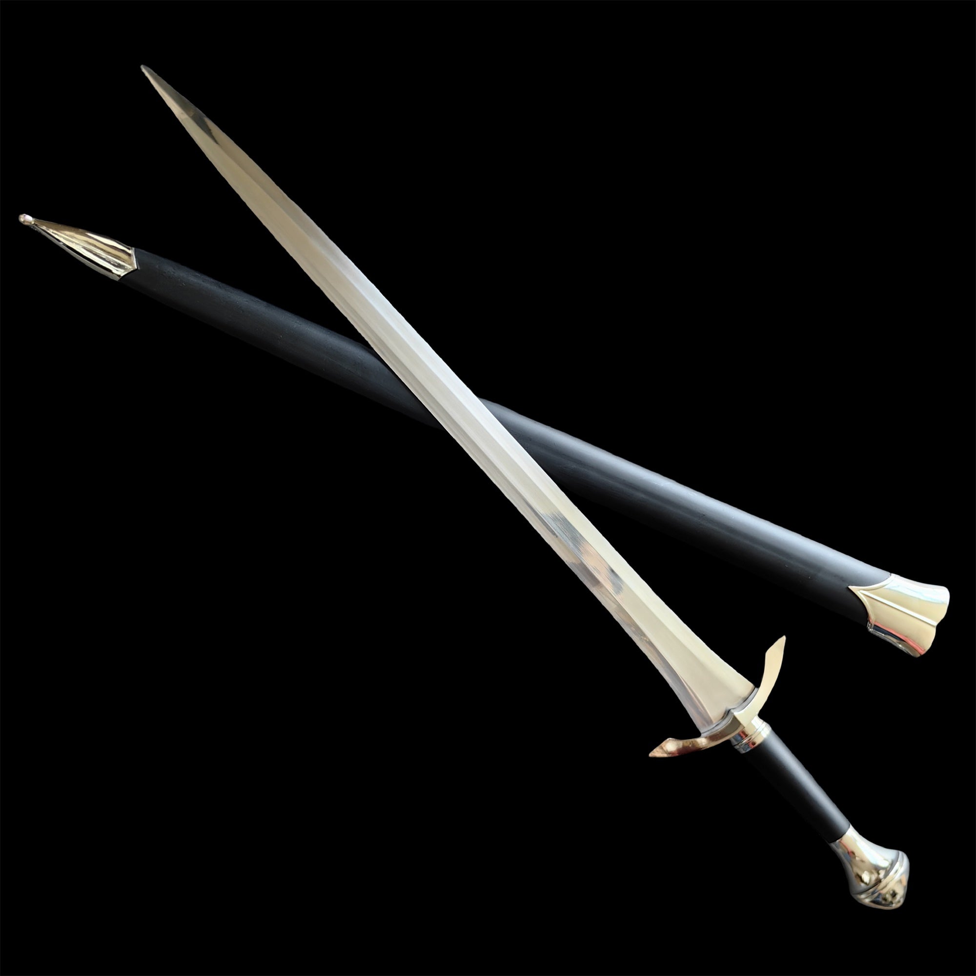 32" Medieval Knight Sword Metal Replica Cosplay Prop – Leones Marvelous ...