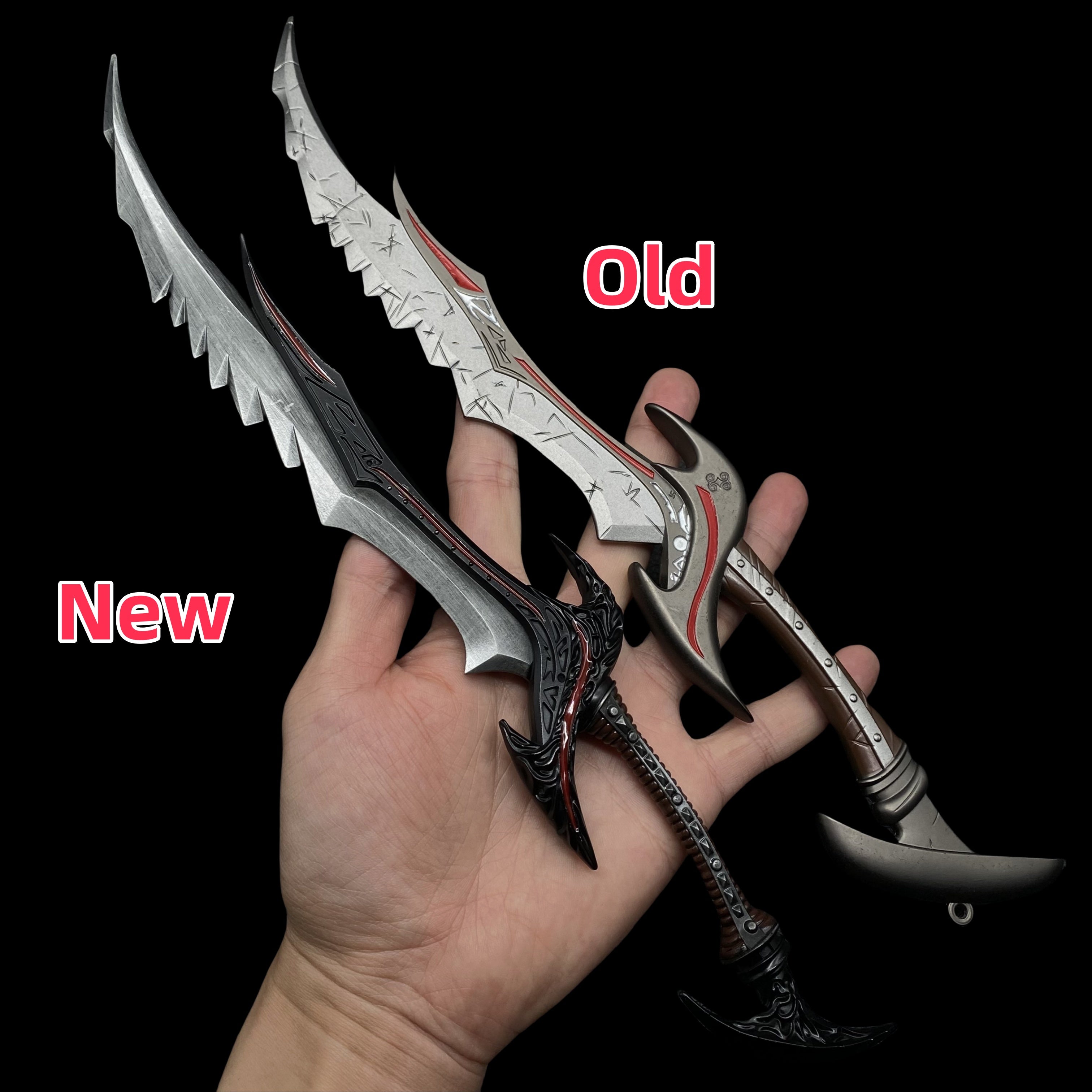 Skyrim Game Weapon New Daedric Sword Blunt Metal Replica – Leones ...