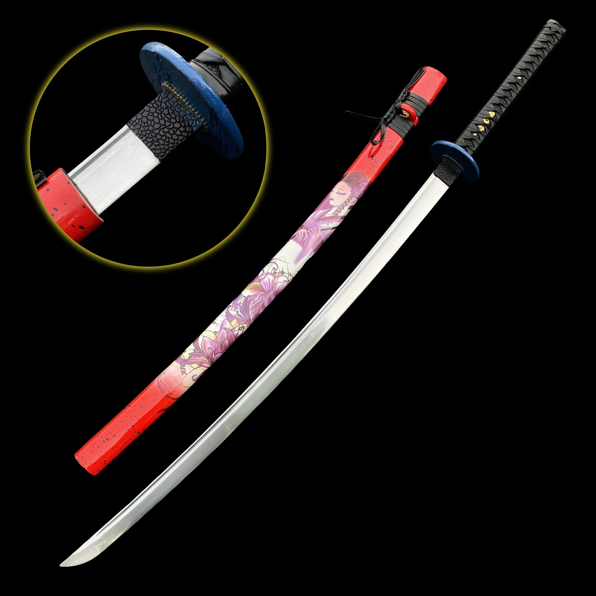 Traditional Japanese Katana - Geisha – Leones Marvelous Items