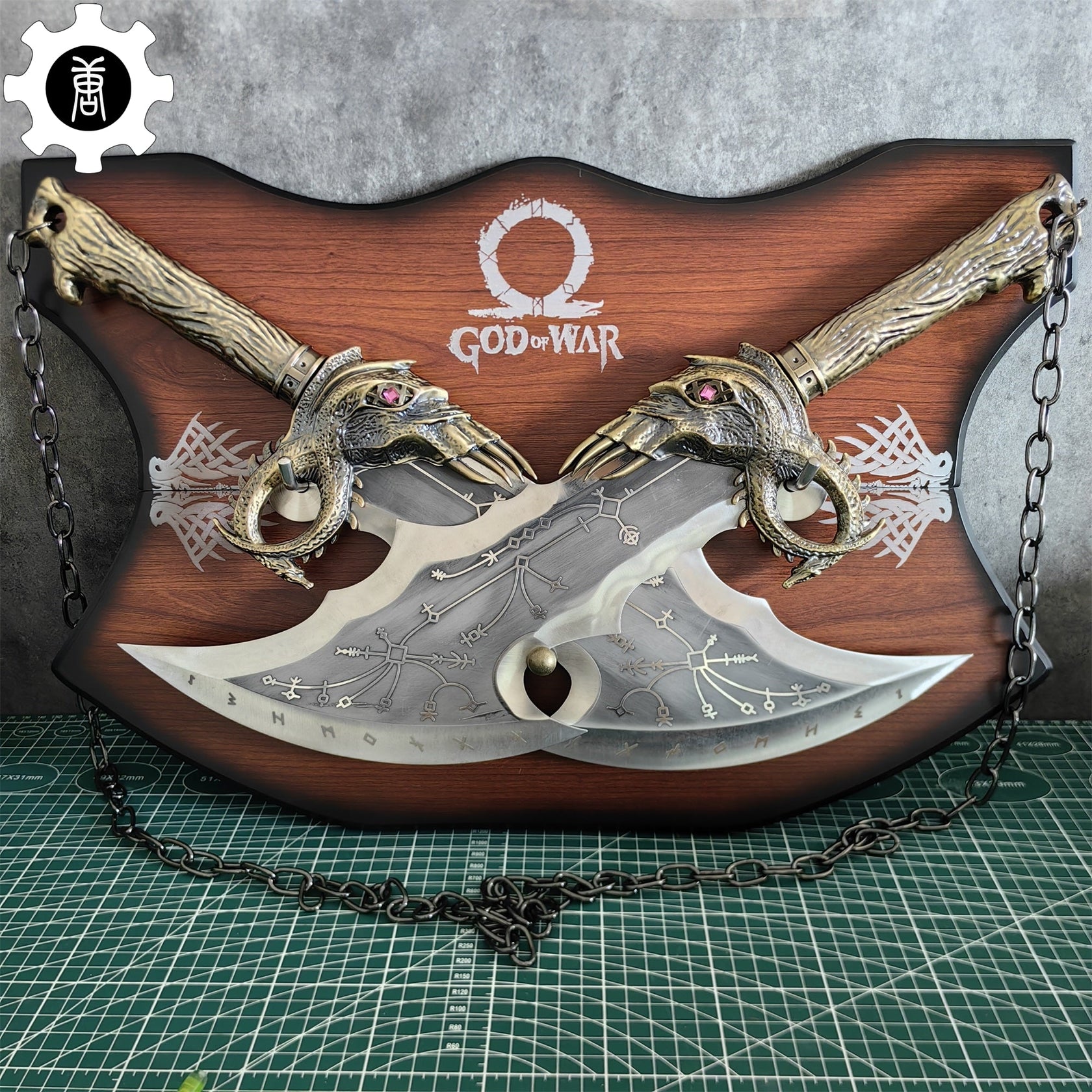 GOW Kratos Blades of Chaos Life-size Metal Replica – Leones Marvelous Items