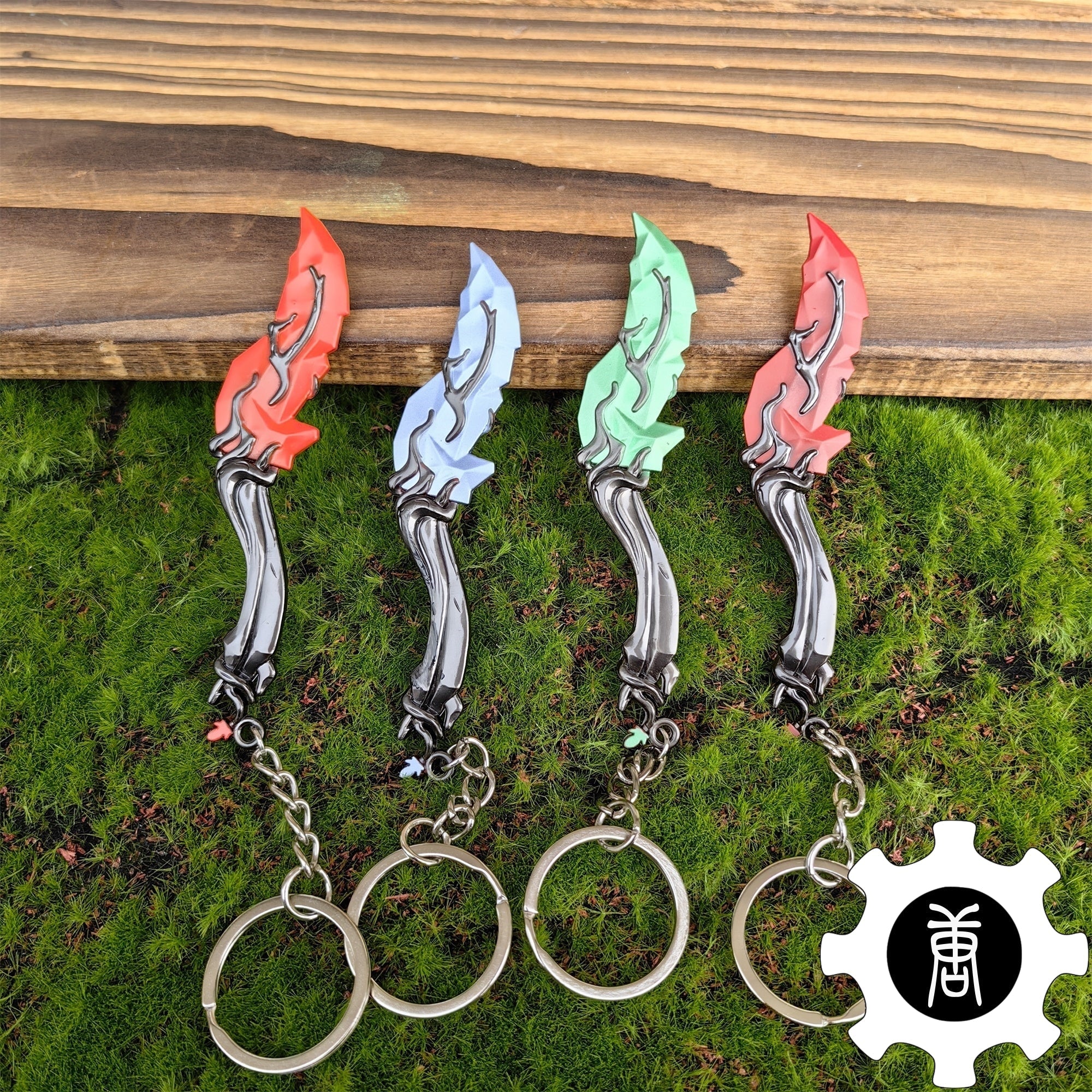 Gaia's Fury Knife Keychain Fury Skin Melee Weapon 4 Colors Option ...