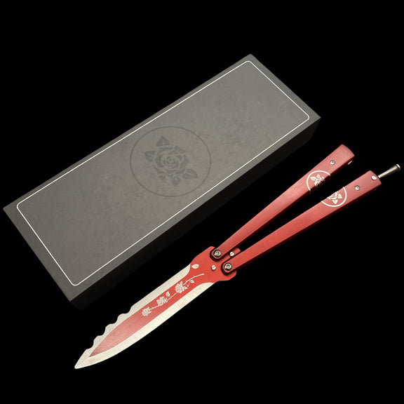 Hot Game Butterfly Knife IRL Game Balisong Collections – Leones ...