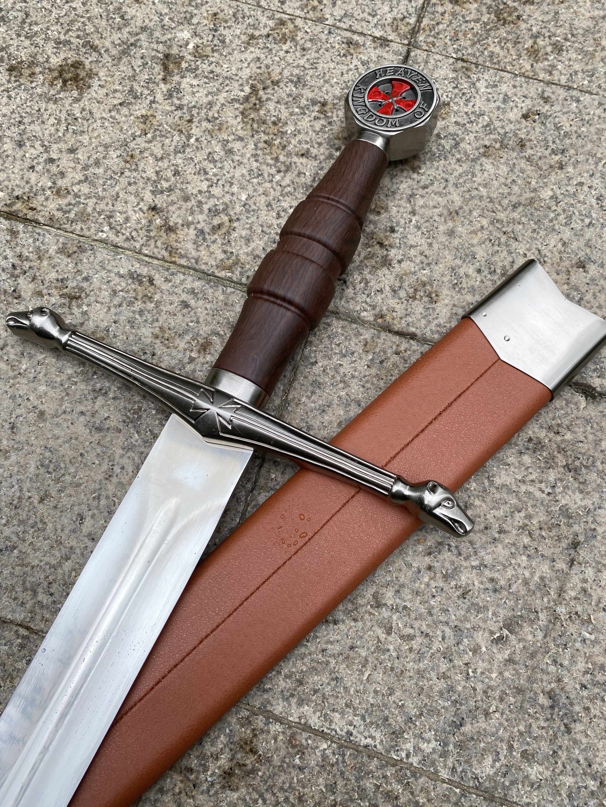 Ibelin Sword Movie Sword Metal Replica 42.5" – Leones Marvelous Items