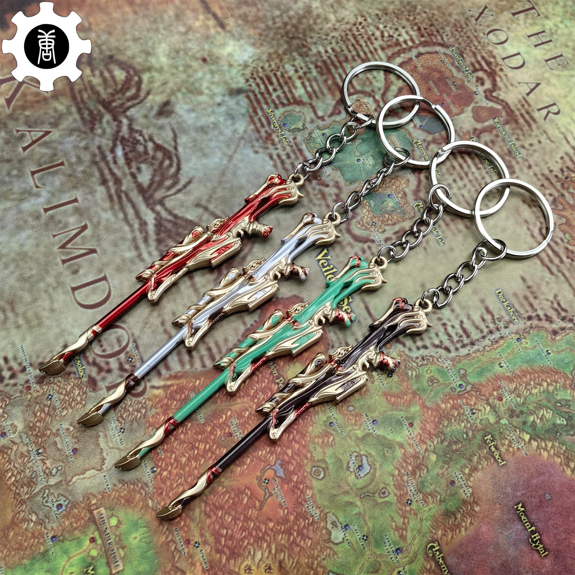 Metal Imperium Operator Gun Tiny Keychain Pendant 4 Colors Option ...