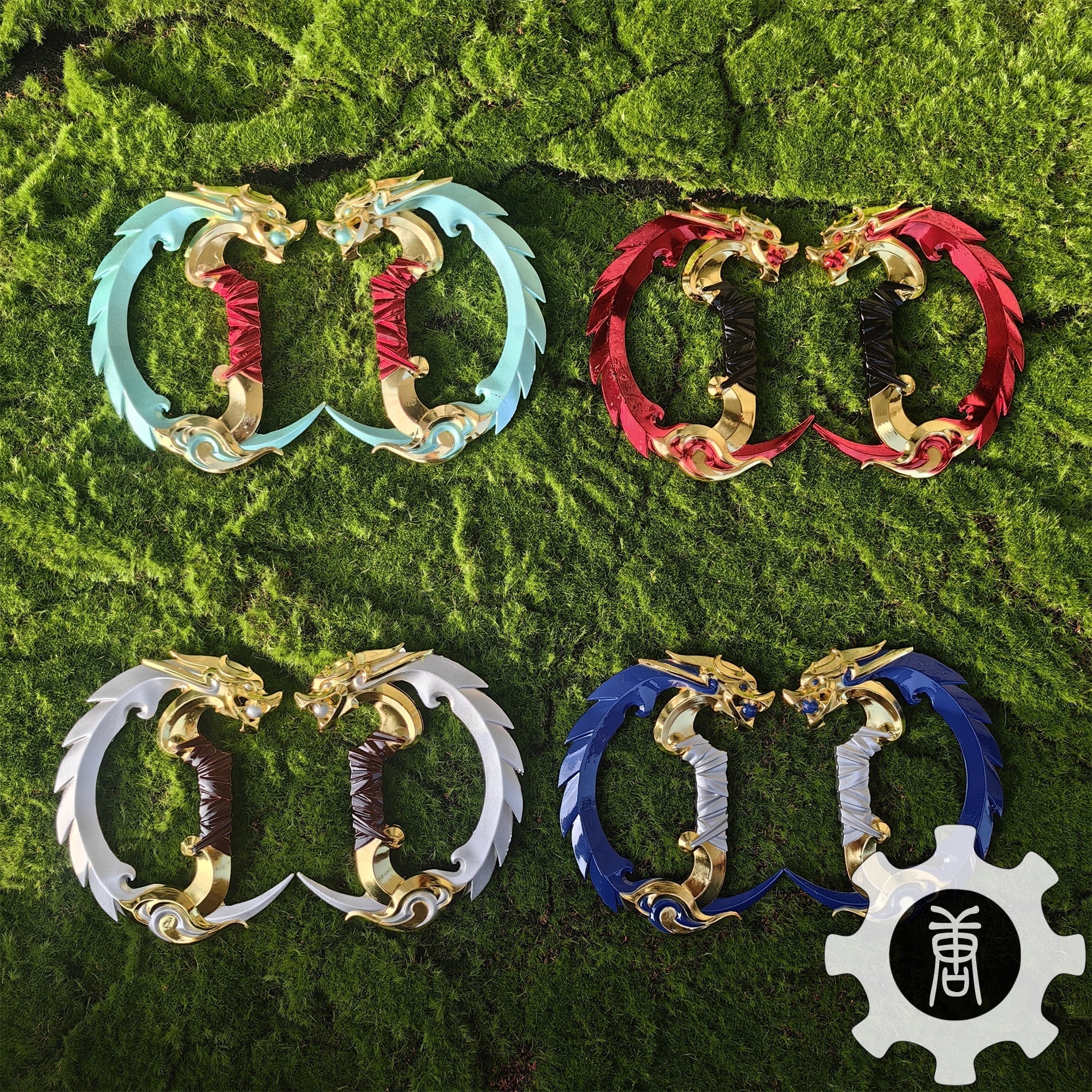 Metal 4 Color Blades Of Imperium Blunt Blade Replica Model – Leones ...