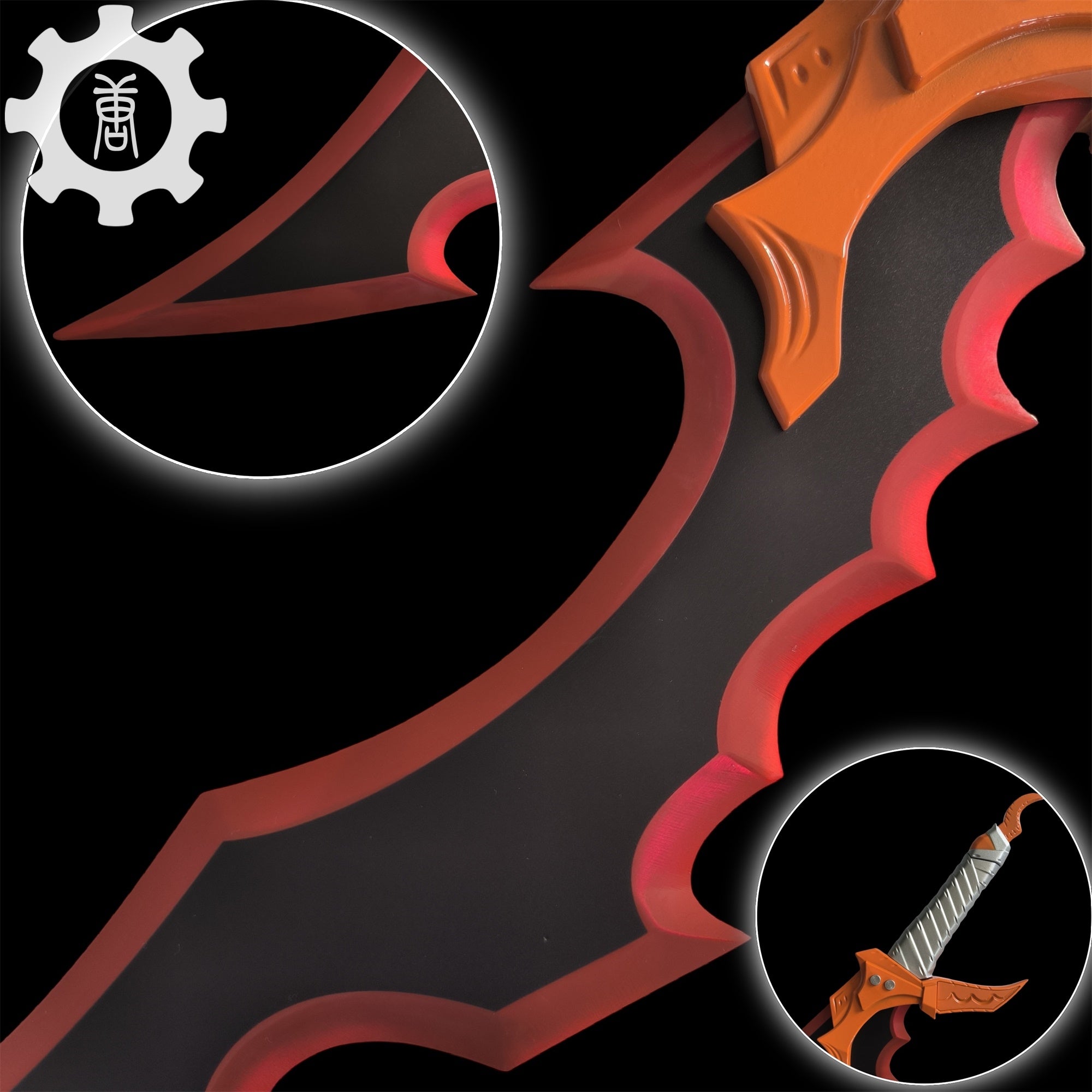 Kasaka's Venom Fang Dagger & Knight Killer Foam Dagger Life-Size Metal ...