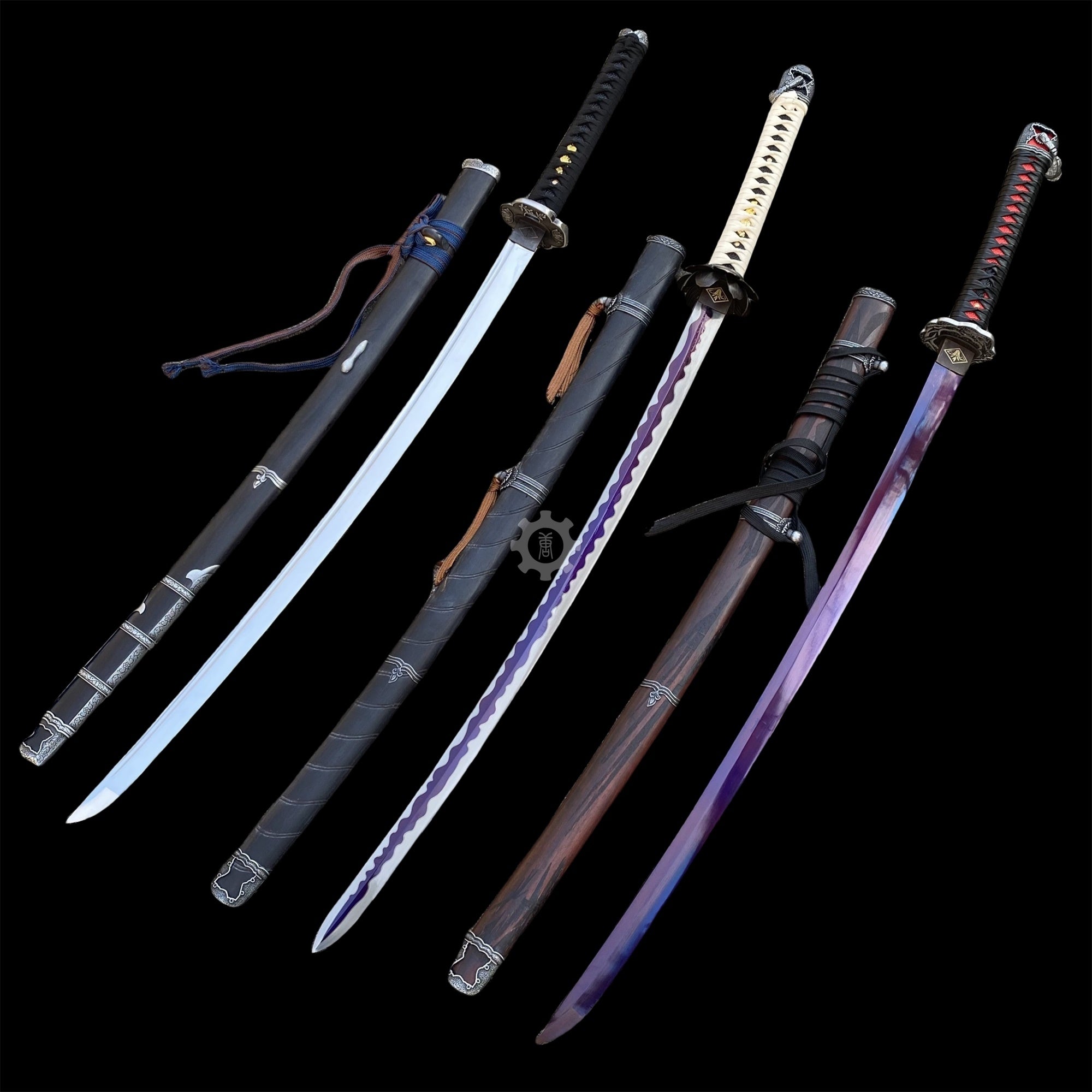 Life-Size Kusabimaru Katana, Gracious Gift of Tears, Black Mortal Blade ...