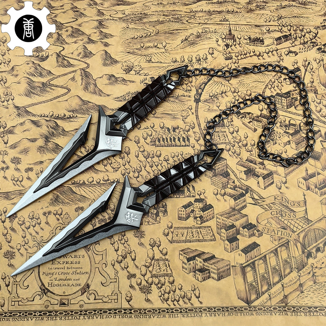Kuronami no Yaiba A Pair Game Metal Prop – Leones Marvelous Items