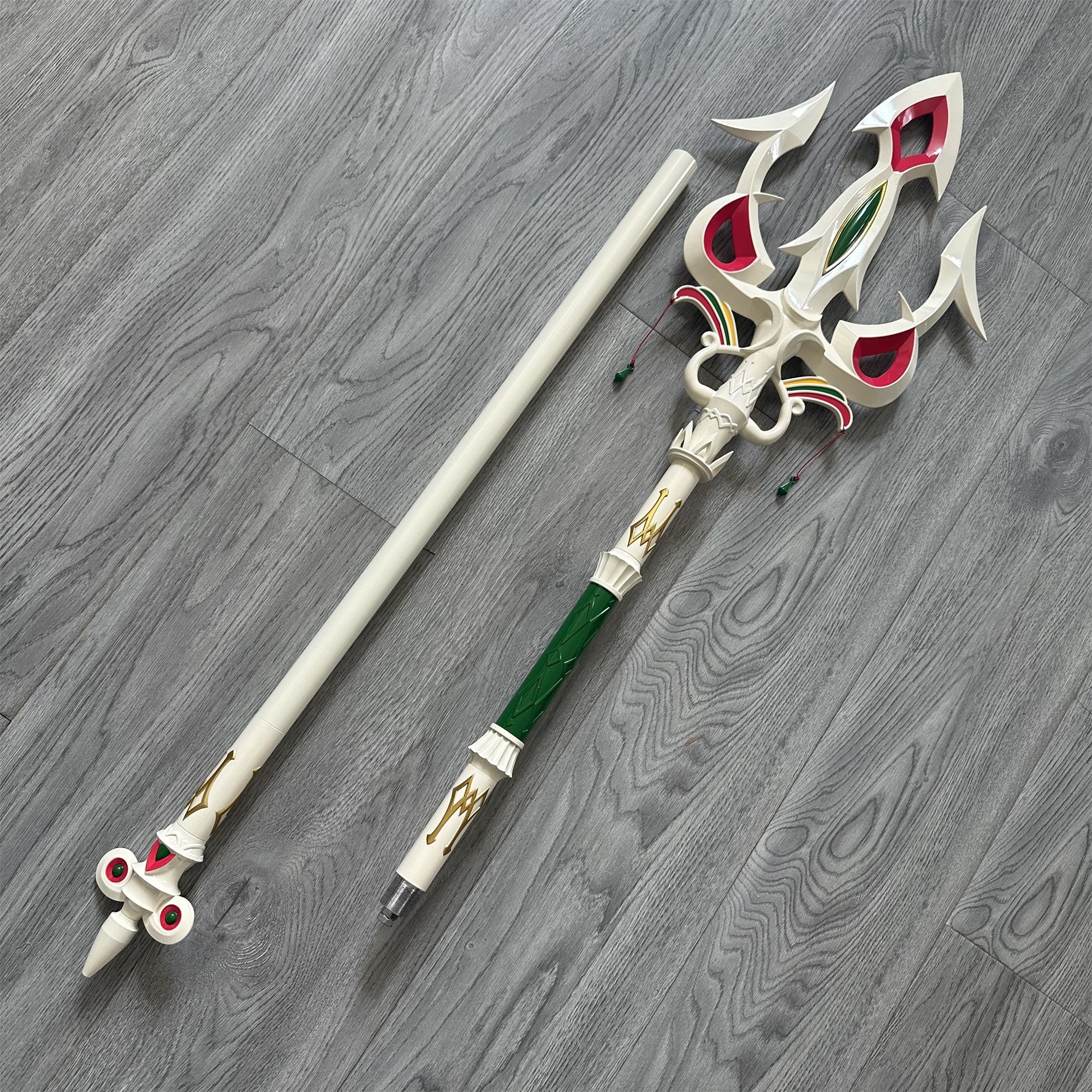 Metal Lightscale Trident Replica Life-size Cosplay Prop 73" – Leones ...