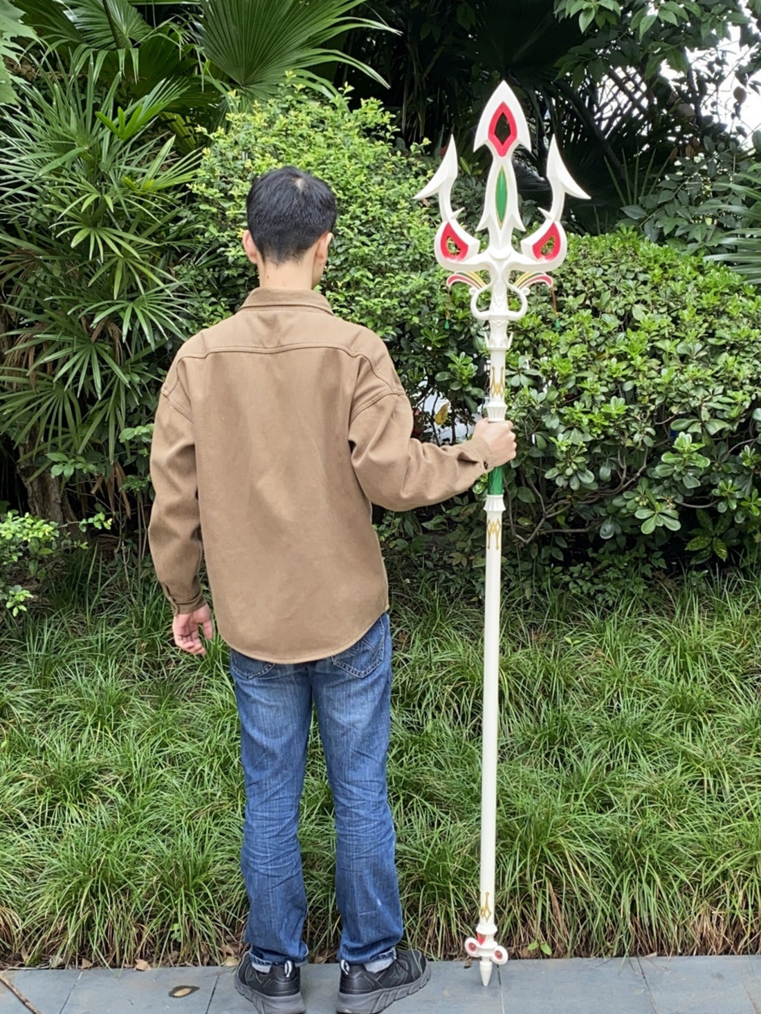 Metal Lightscale Trident Replica Life-size Cosplay Prop 73" – Leones ...