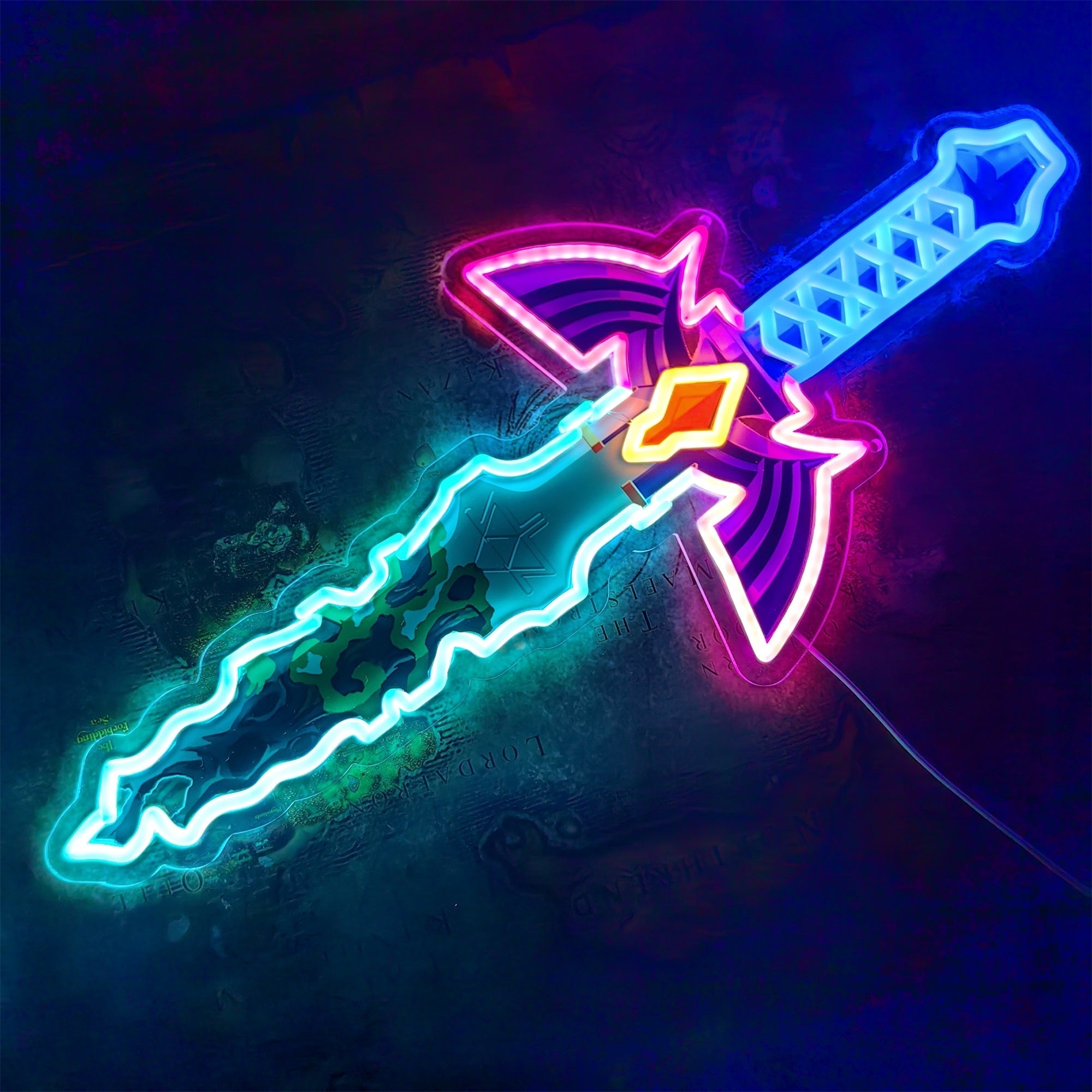 Link Master Sword Neon Light Wall Decor – Leones Marvelous Items