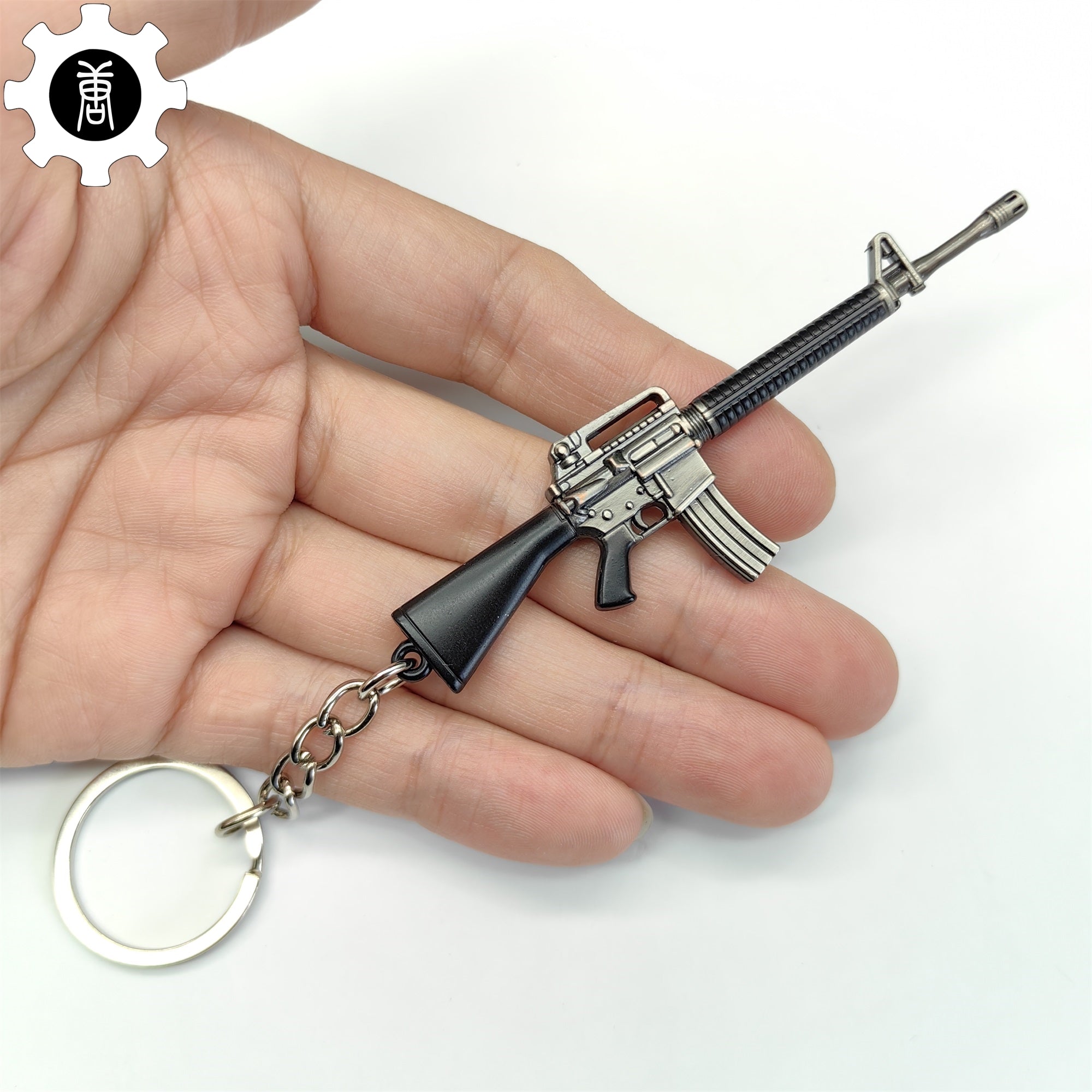 Mini M16A4 Rifle Metal Keychain – Leones Marvelous Items