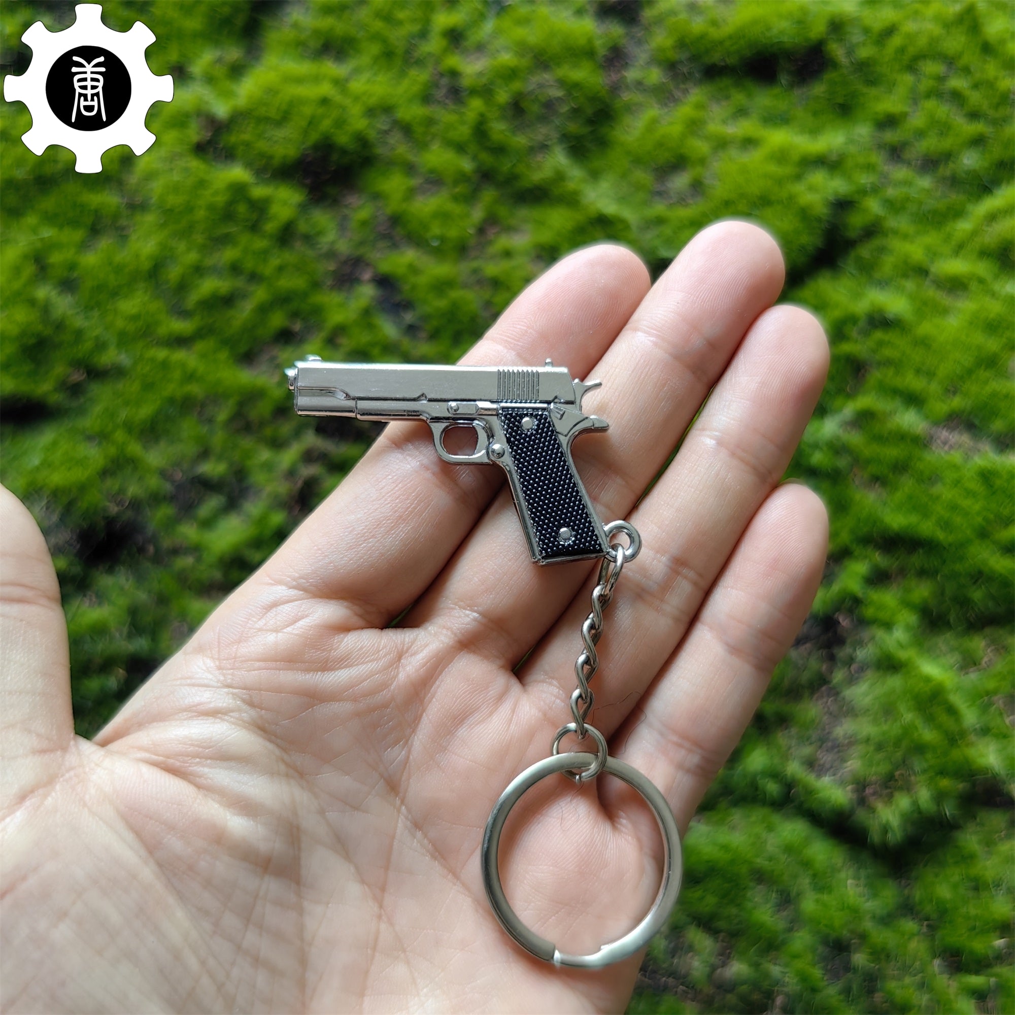 Mini M1911 Pistol Metal Keychain – Leones Marvelous Items