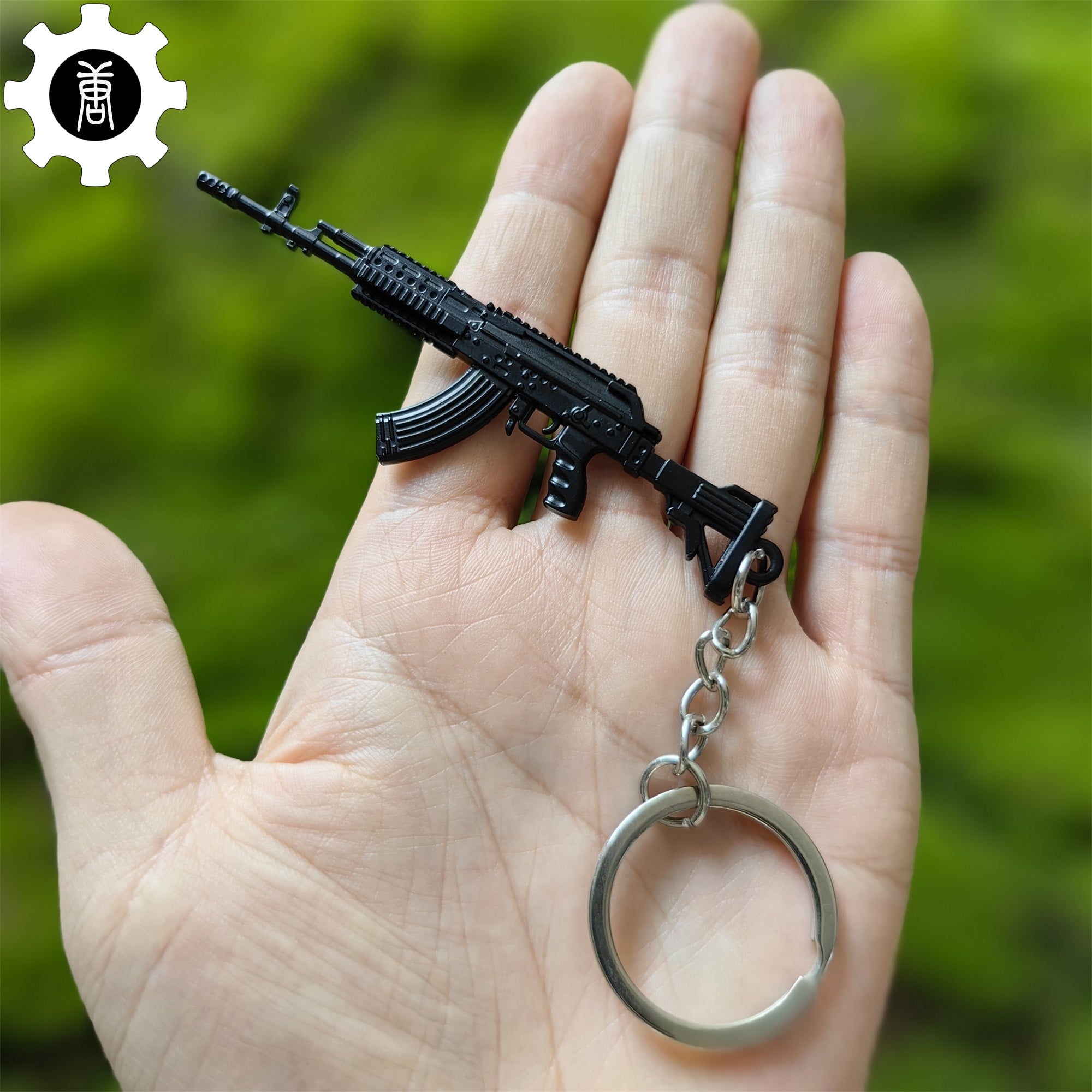 Metal M762 Mini Gun Model Keychain Pendant – Leones Marvelous Items