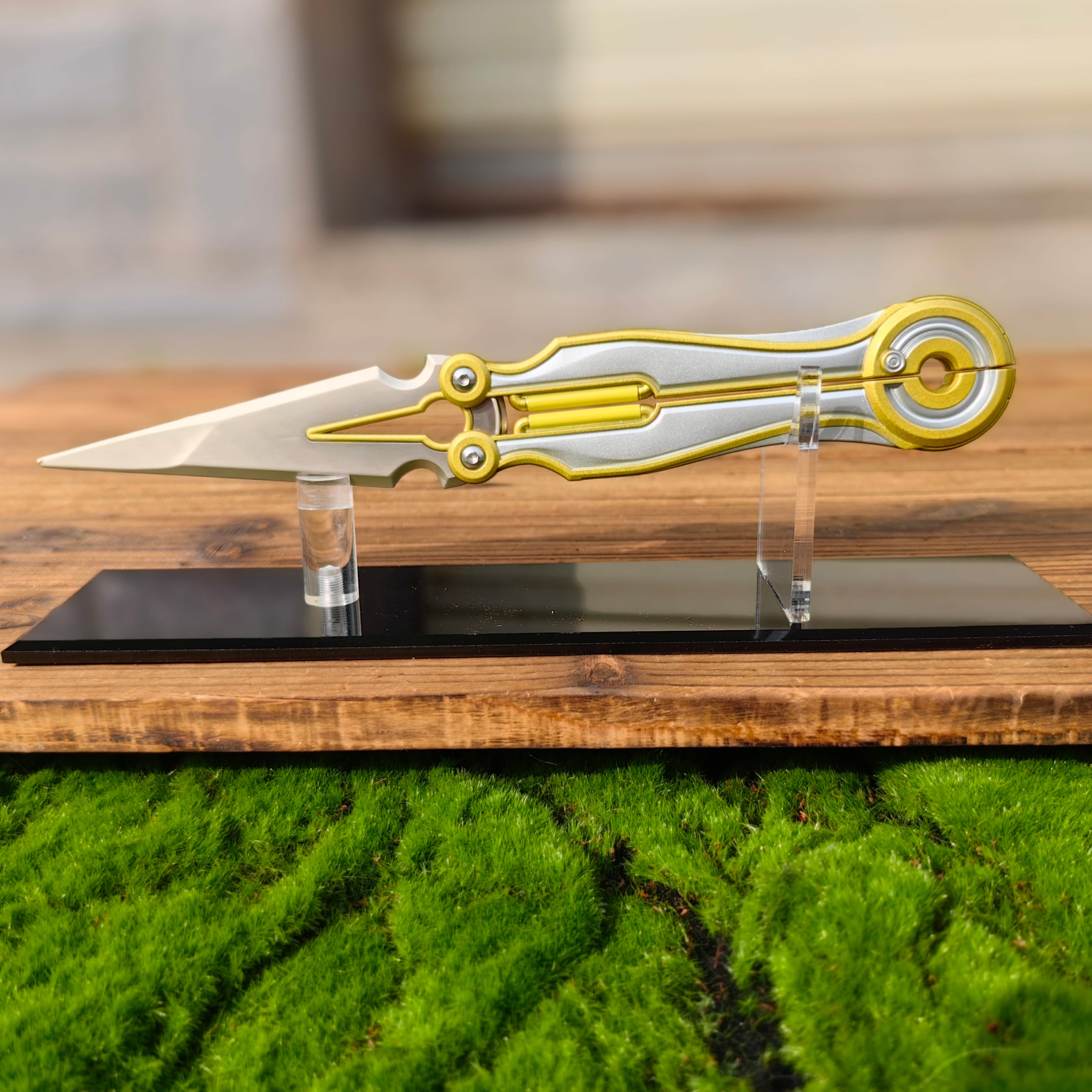 Metal Magepunk 3.0 Sparkswitch Knife Steampunk Style Game Balisong ...