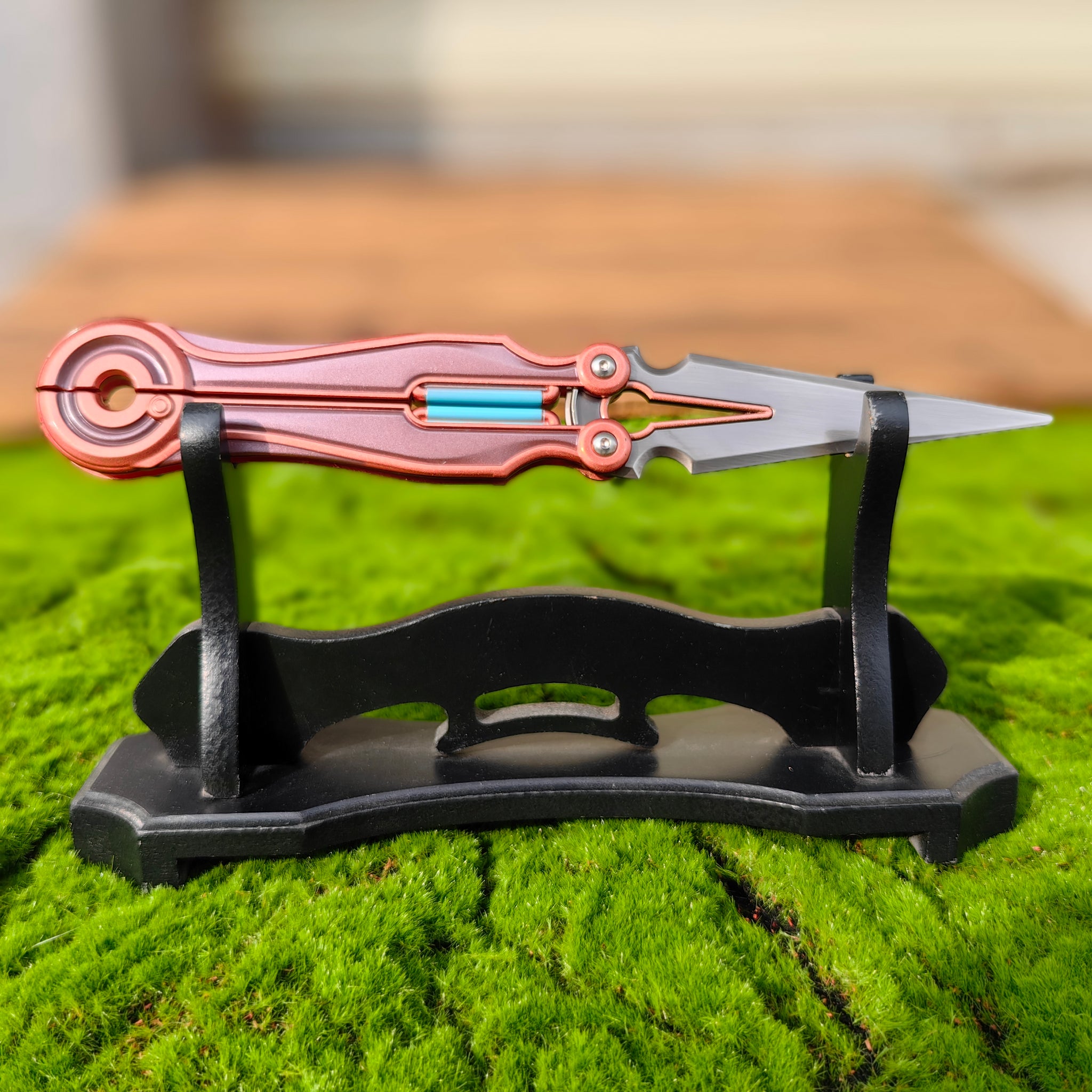 Metal Magepunk 3.0 Sparkswitch Knife Steampunk Style Game Balisong ...