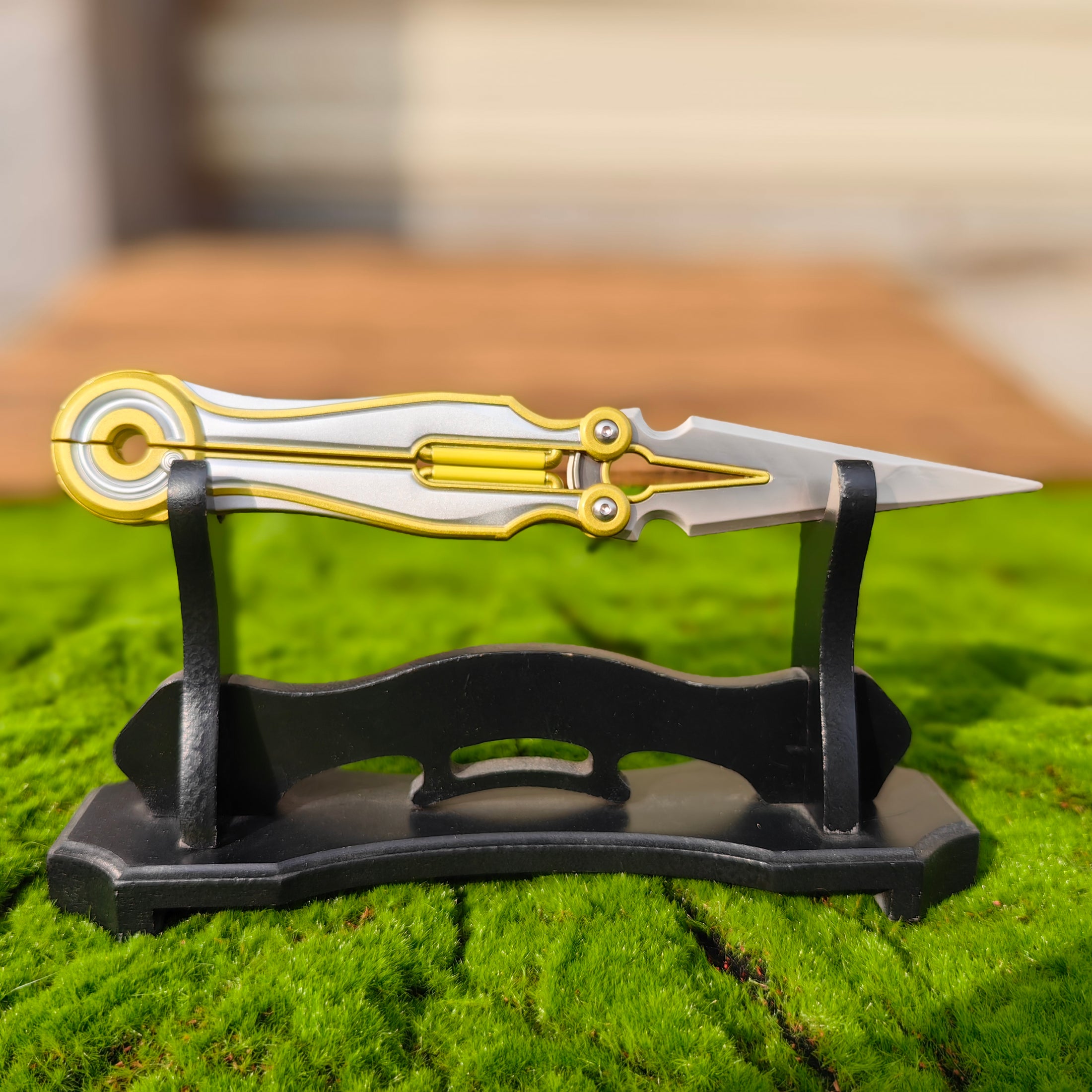 Metal Magepunk 3.0 Sparkswitch Knife Steampunk Style Game Balisong ...