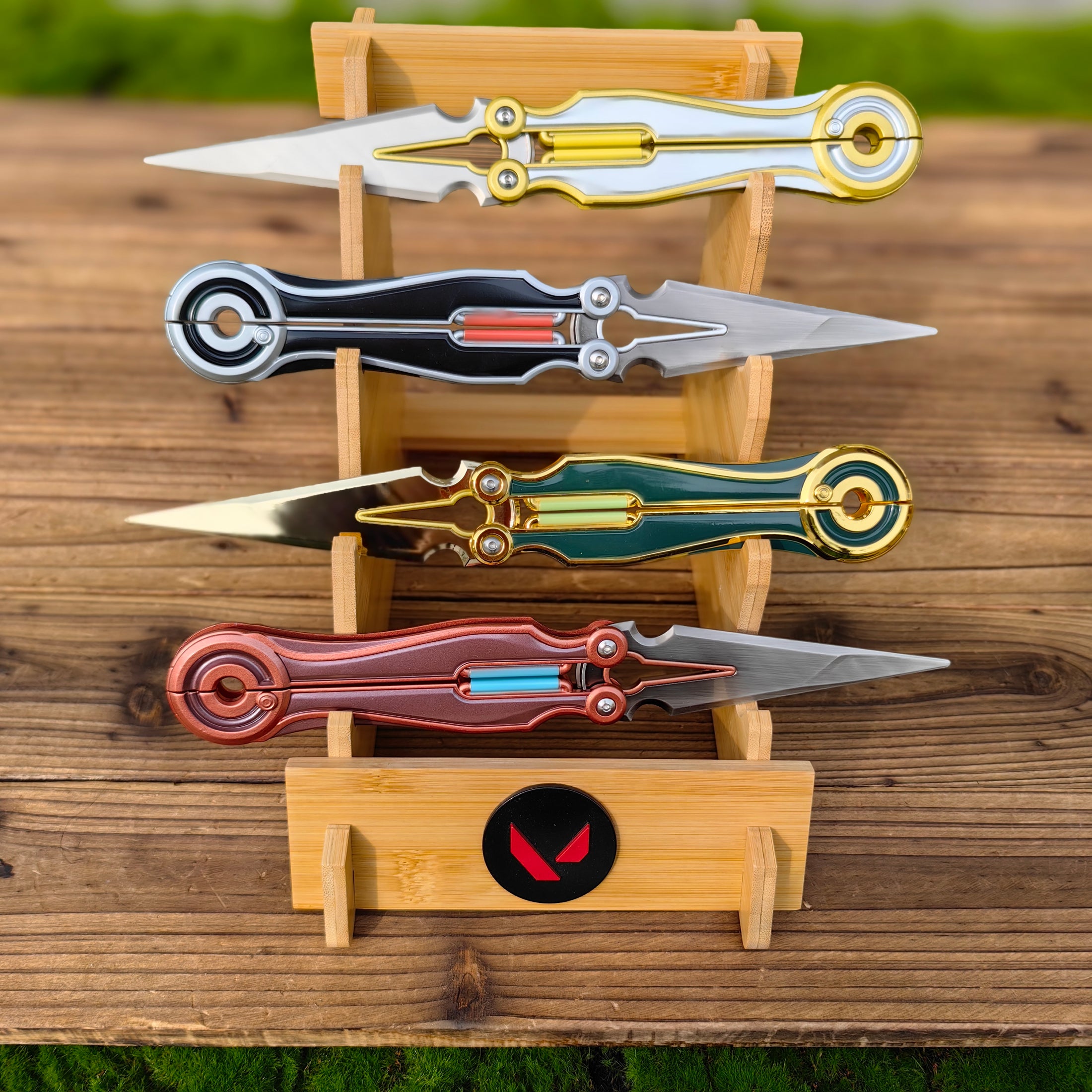 Metal Magepunk 3.0 Sparkswitch Knife Steampunk Style Game Balisong ...