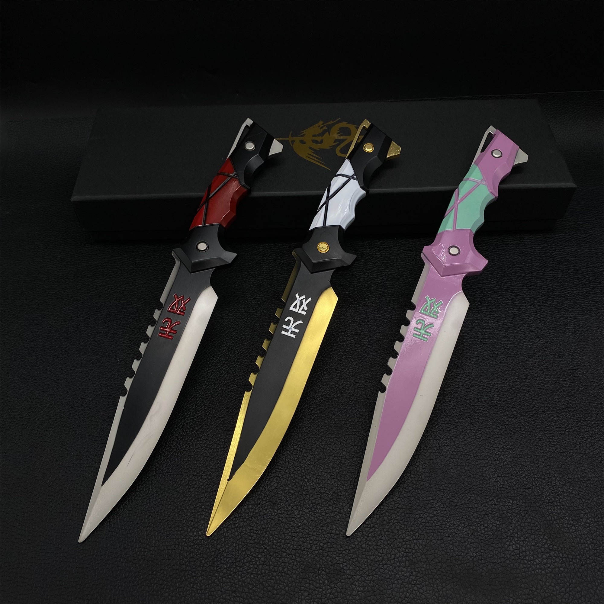 Metal Ego Knife Metal Melee Weapon Game Prop 3 Colors – Leones ...