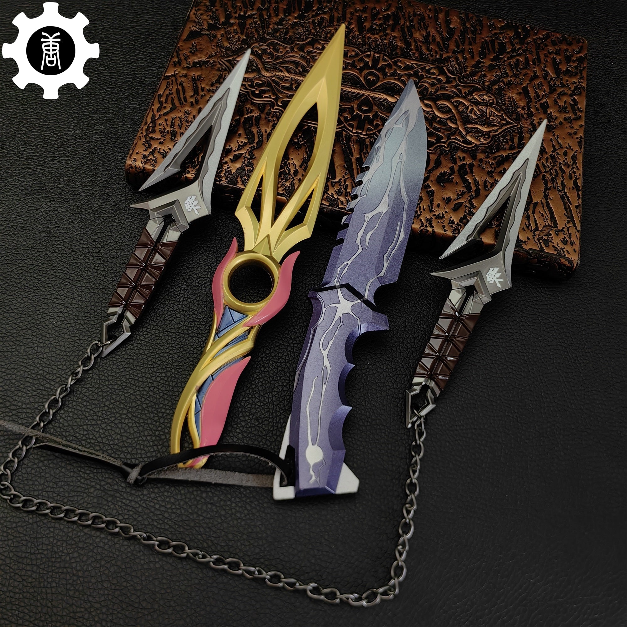 Mystbloom Kunai Smite Knife Kuronami No Yaiba Mini Metal Replica ...