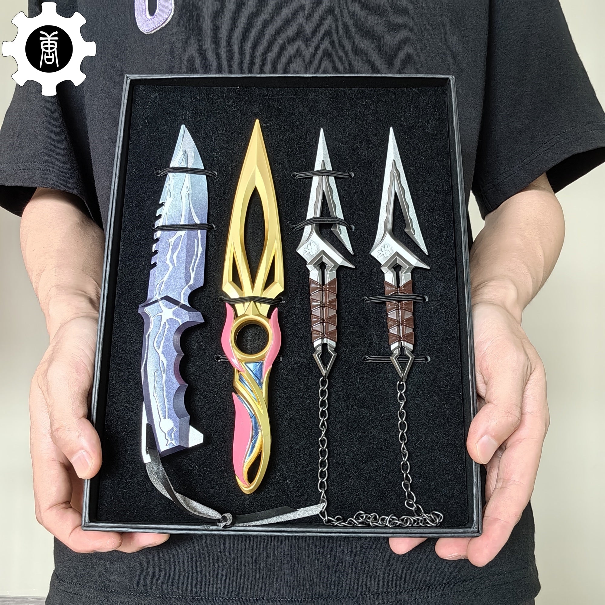Mystbloom Kunai Smite Knife Kuronami No Yaiba Mini Metal Replica ...