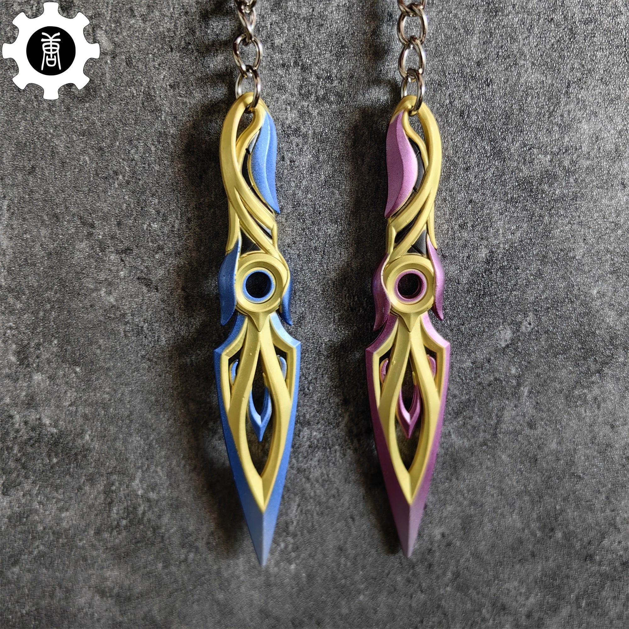 Metal Mystbloom Kunai Tiny Keychain Pendant – Leones Marvelous Items