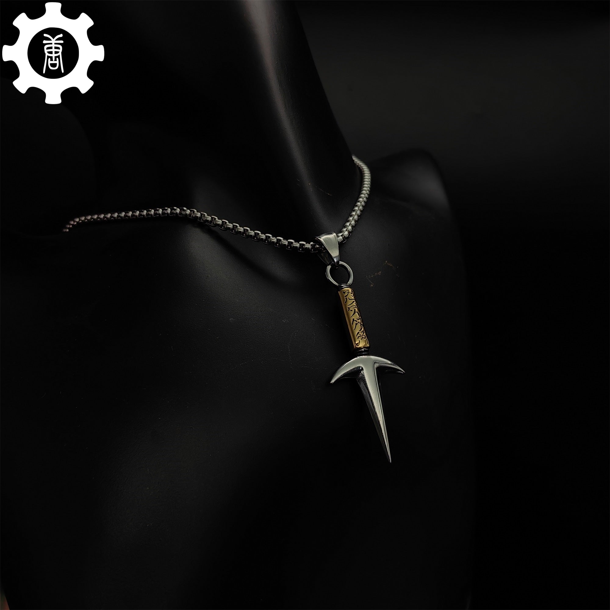 Ninja God Flying Kunai Tiny Metal Necklace – Leones Marvelous Items