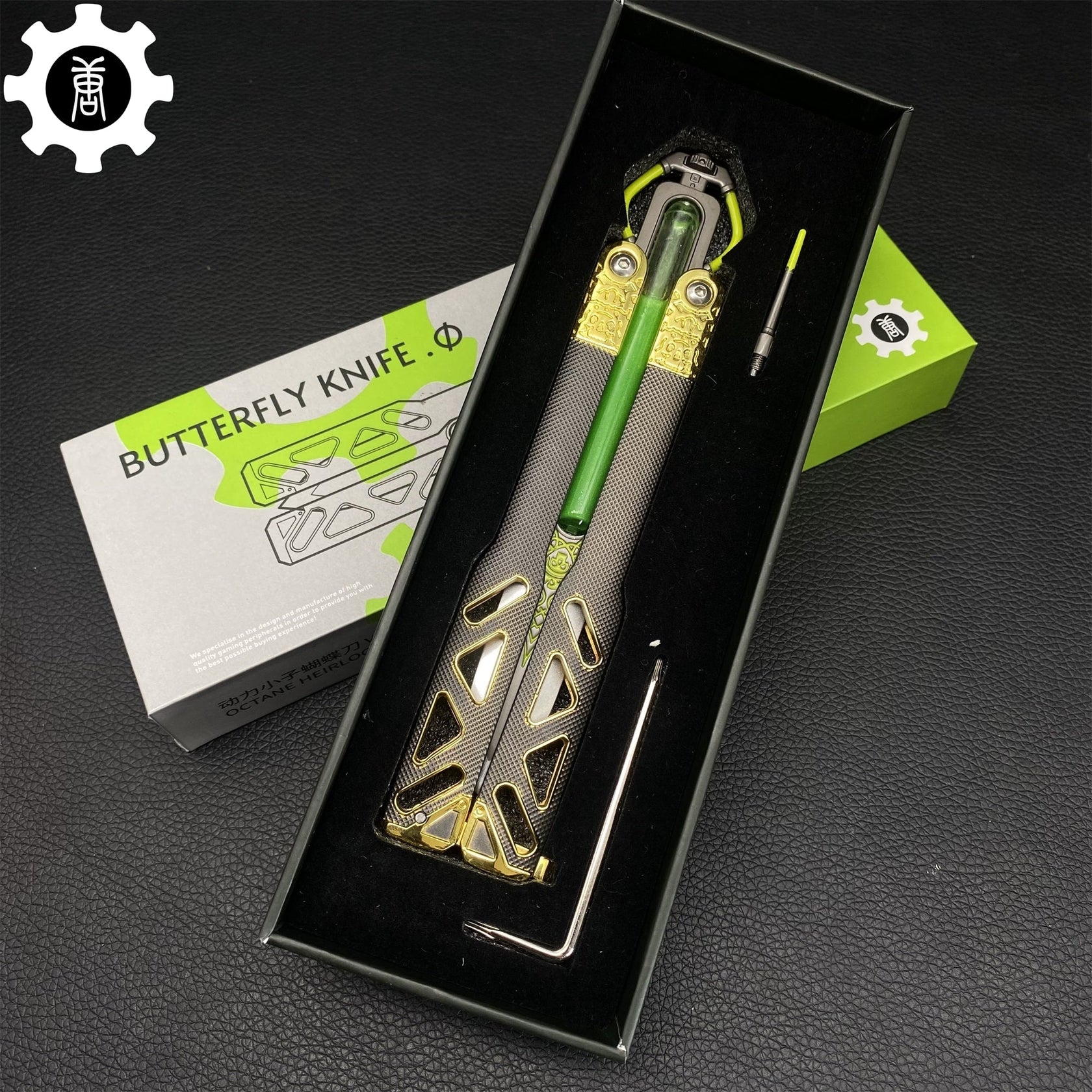 Octane Heirloom Recolor Replica-Octane Balisong New Skin Model – Leones ...