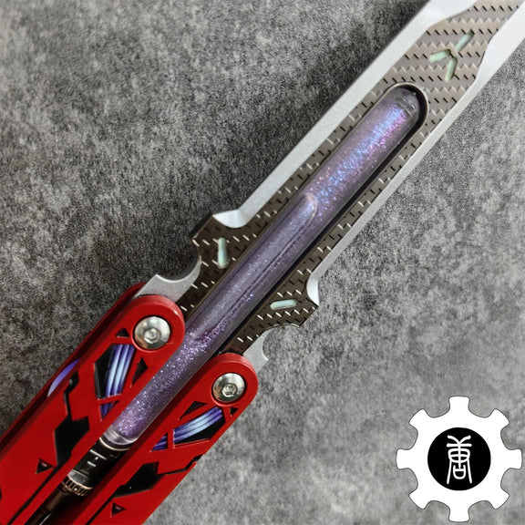 Octane Heirloom Recolor Replica-Octane Balisong New Skin Model – Leones ...