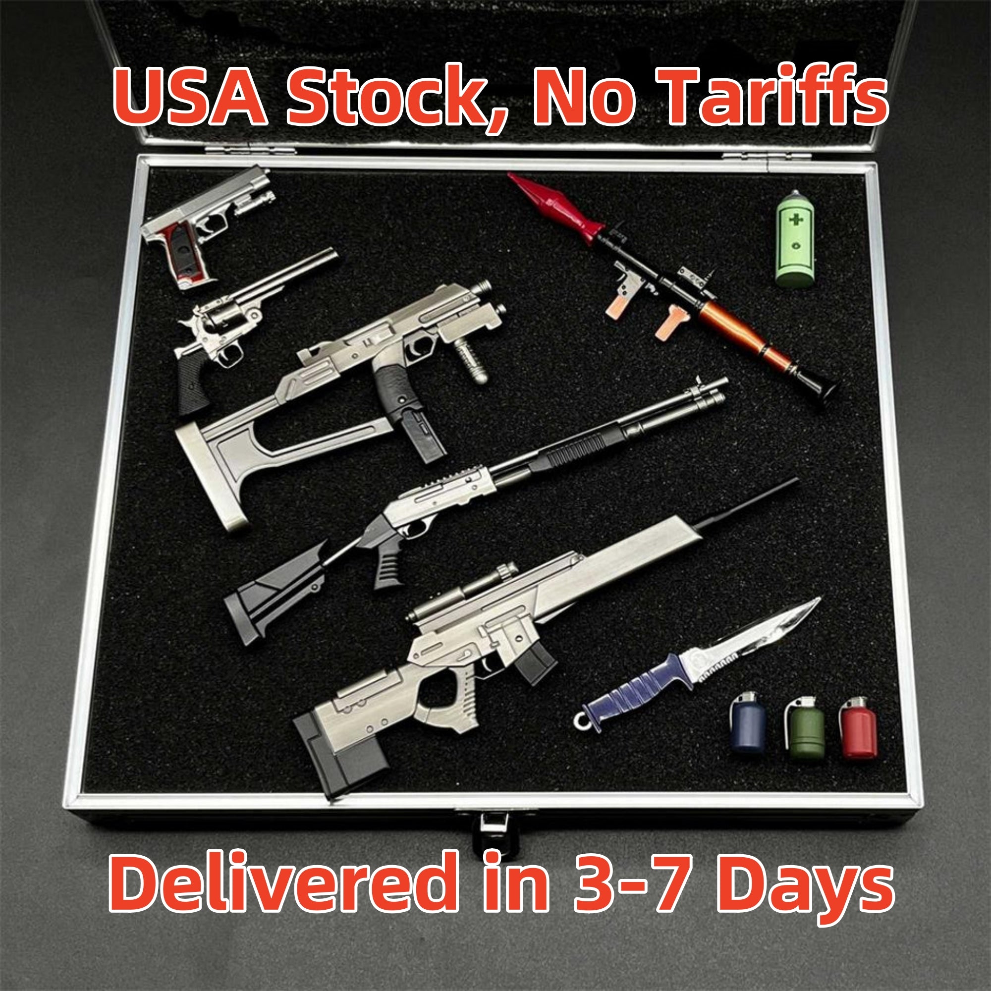 Re4 Weapon Case Leon S Kennedy Metal Mini Weapon USA Only – Leones ...
