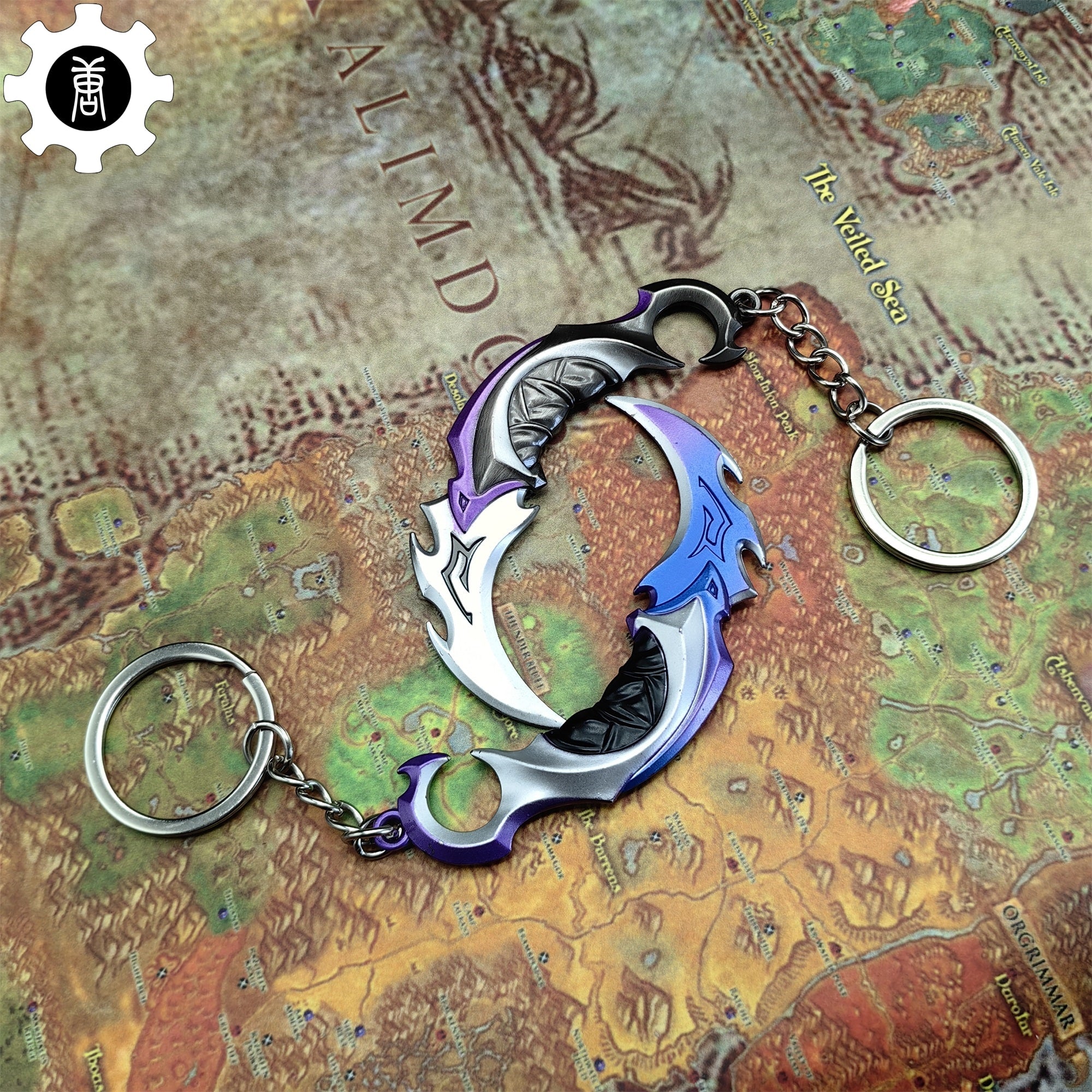 Reaver, EP 5 Karambit Tiny Keychain Metal Pendant – Leones Marvelous Items