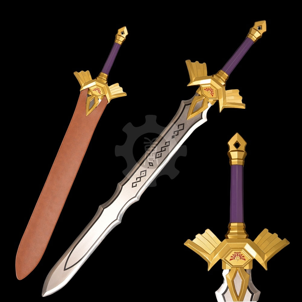 Royal Broadsword Knight's Sword Metal Replica – Leones Marvelous Items