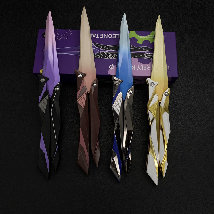 New Version High-Quality Singularity 2.0 Butterfly Knife IRL Game ...