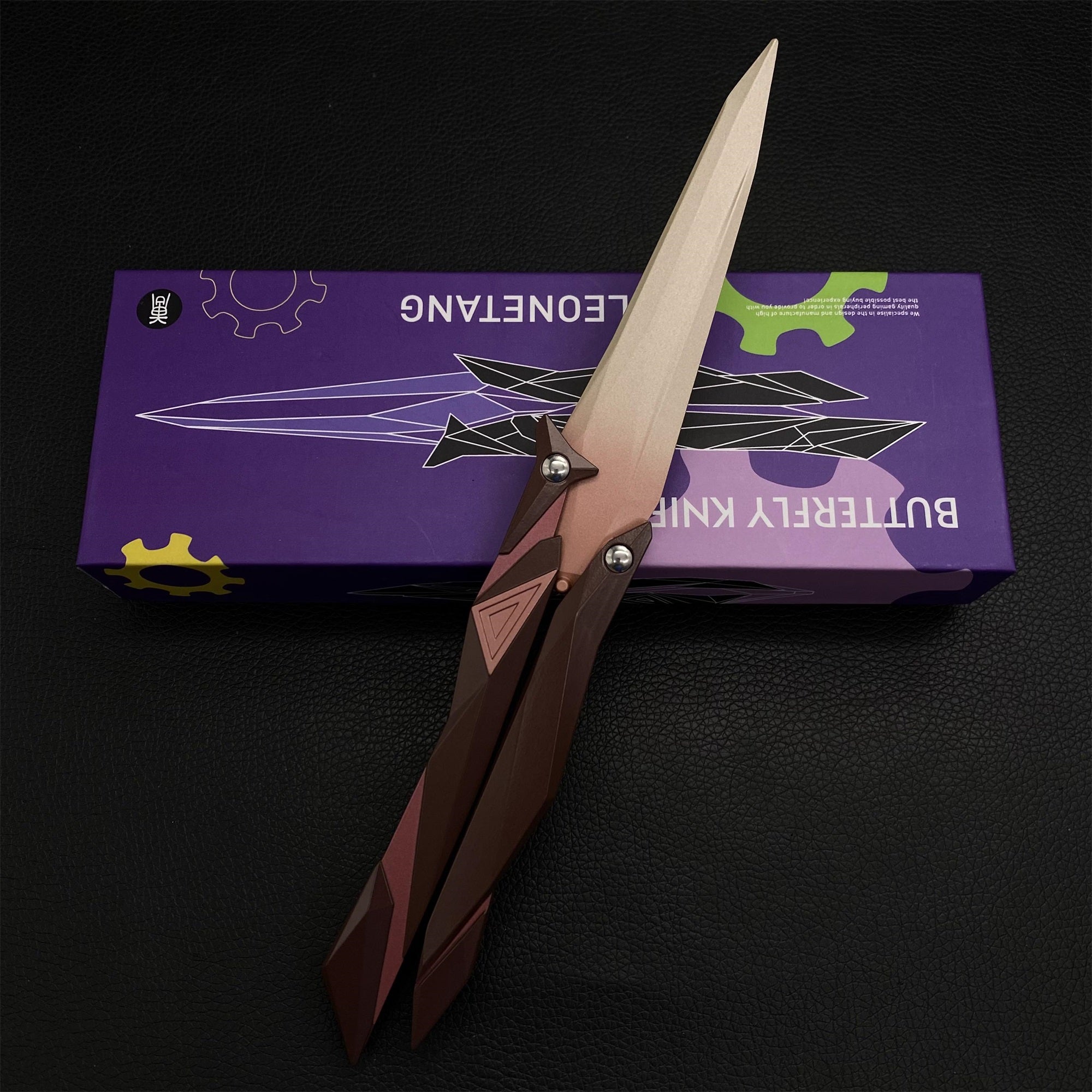 New Version High-Quality Singularity 2.0 Butterfly Knife IRL Game Bali ...