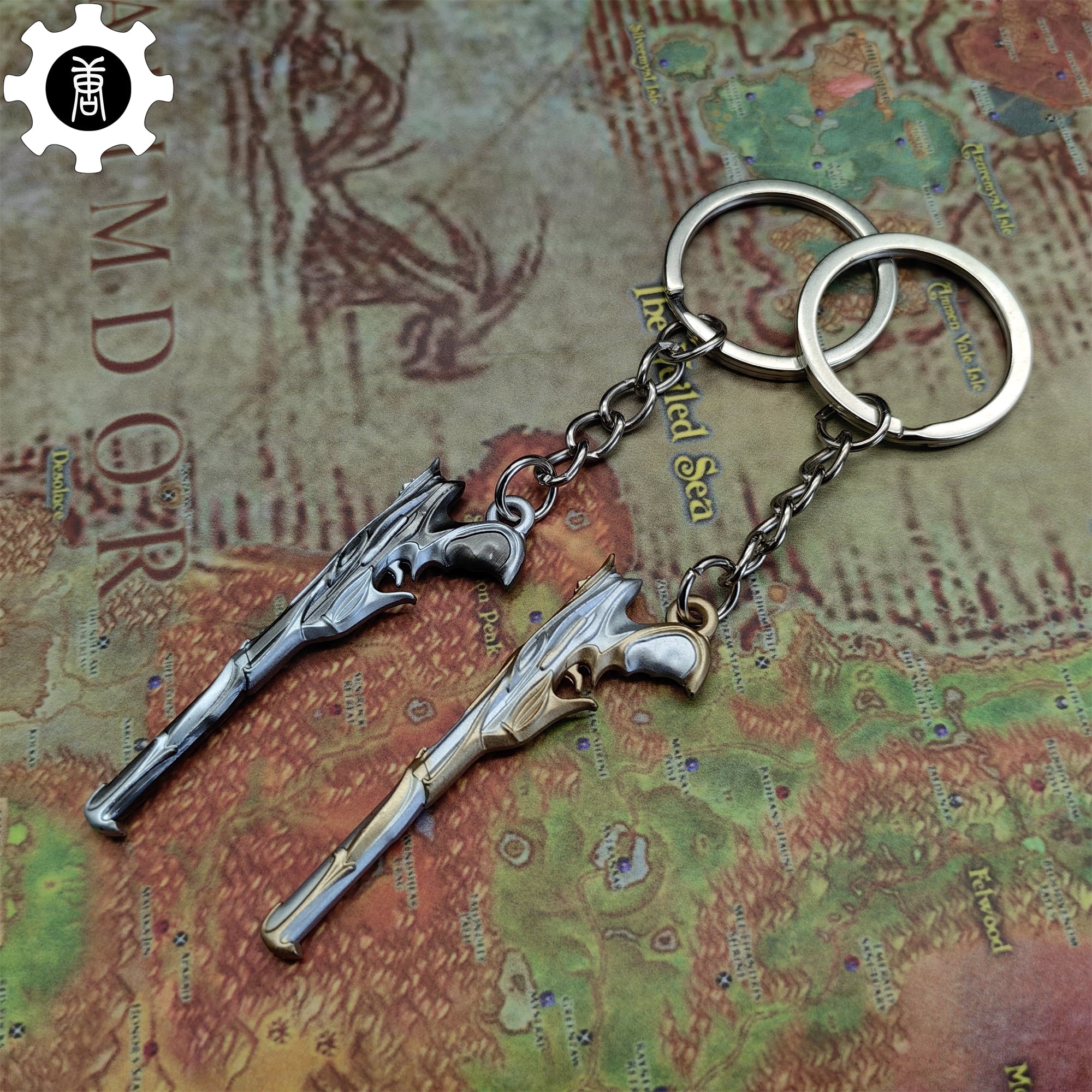 Metal Sovereign Ghost Gun Tiny KeyChain Pendant – Leones Marvelous Items