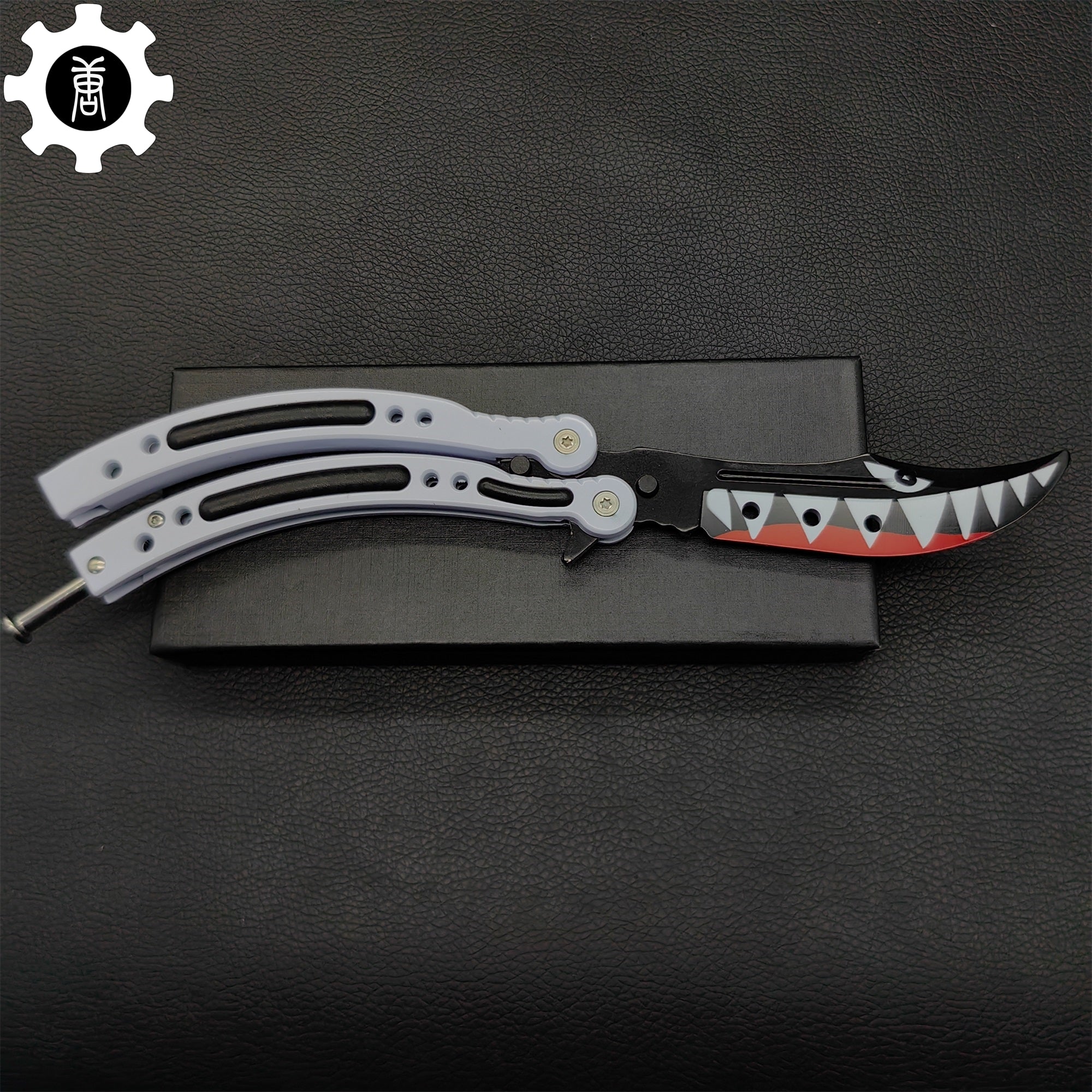 Spitfire Shark Bomber Metal Balisong Game Butterfly Knife – Leones ...
