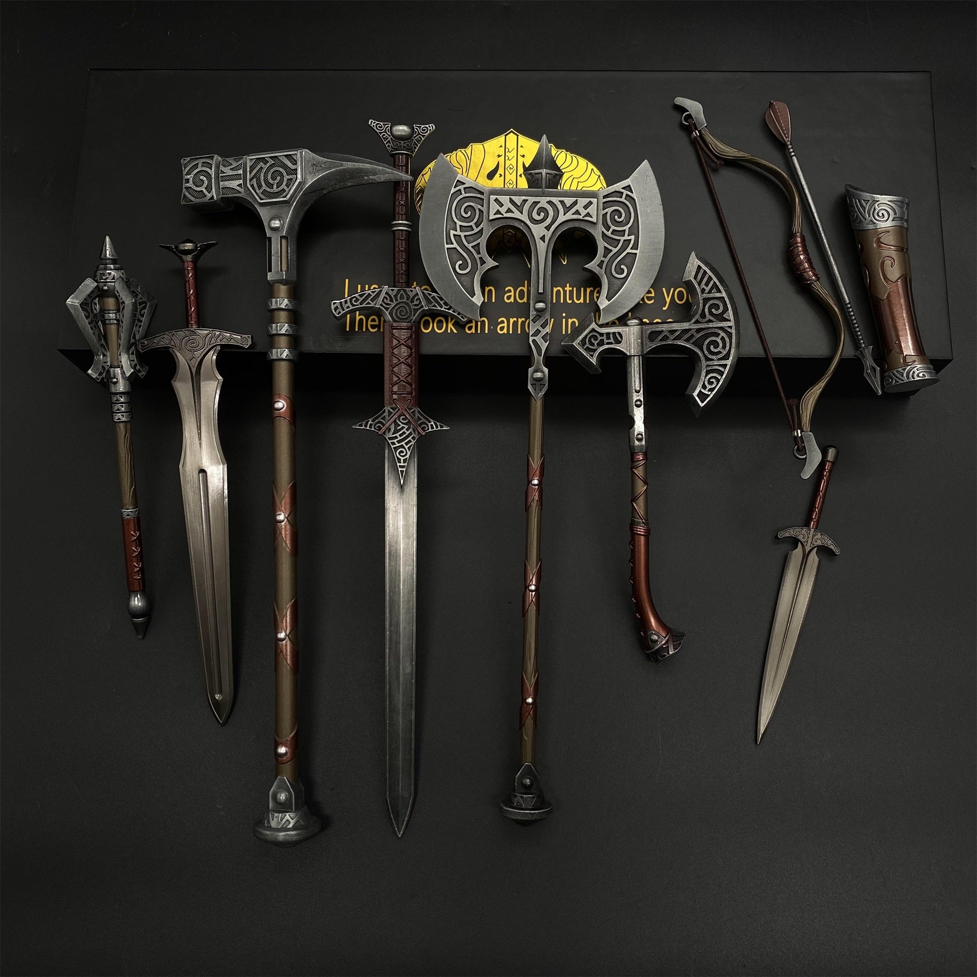 1/6 Scale Skyrim Steel Weapon Skyfroged Weapon Series Metal Crafts ...